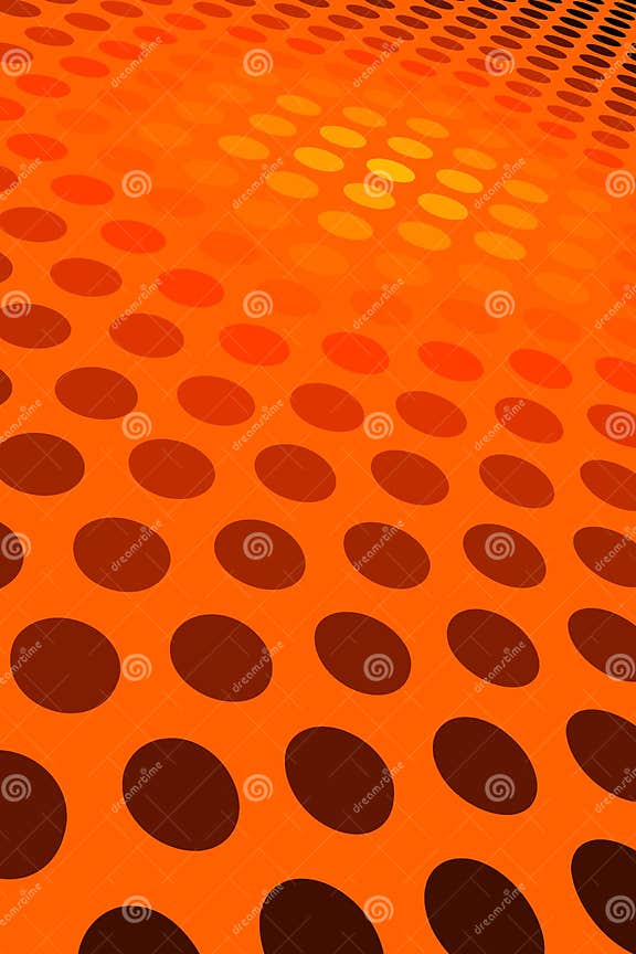 Orange Spot Pattern stock vector. Illustration of fade - 4305327