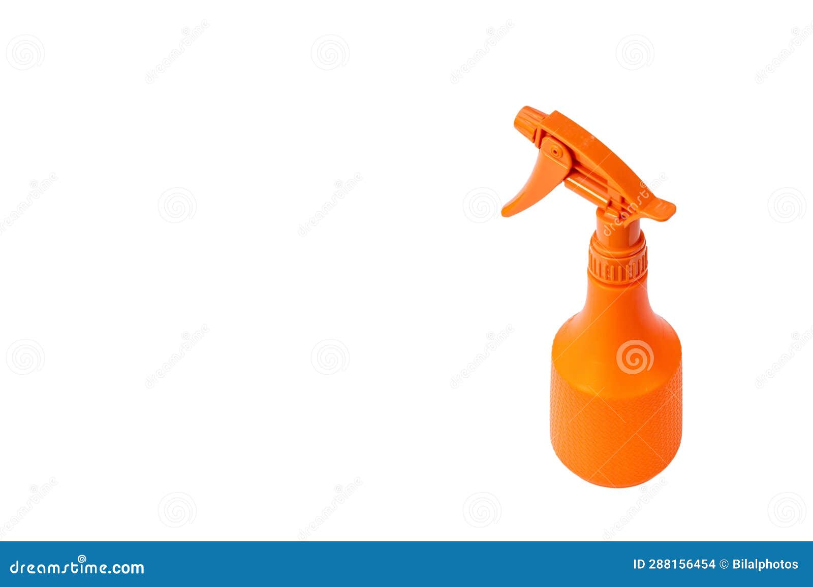 Orange Spray Bottle Isolated on a White Background Stock Photo - Image ...