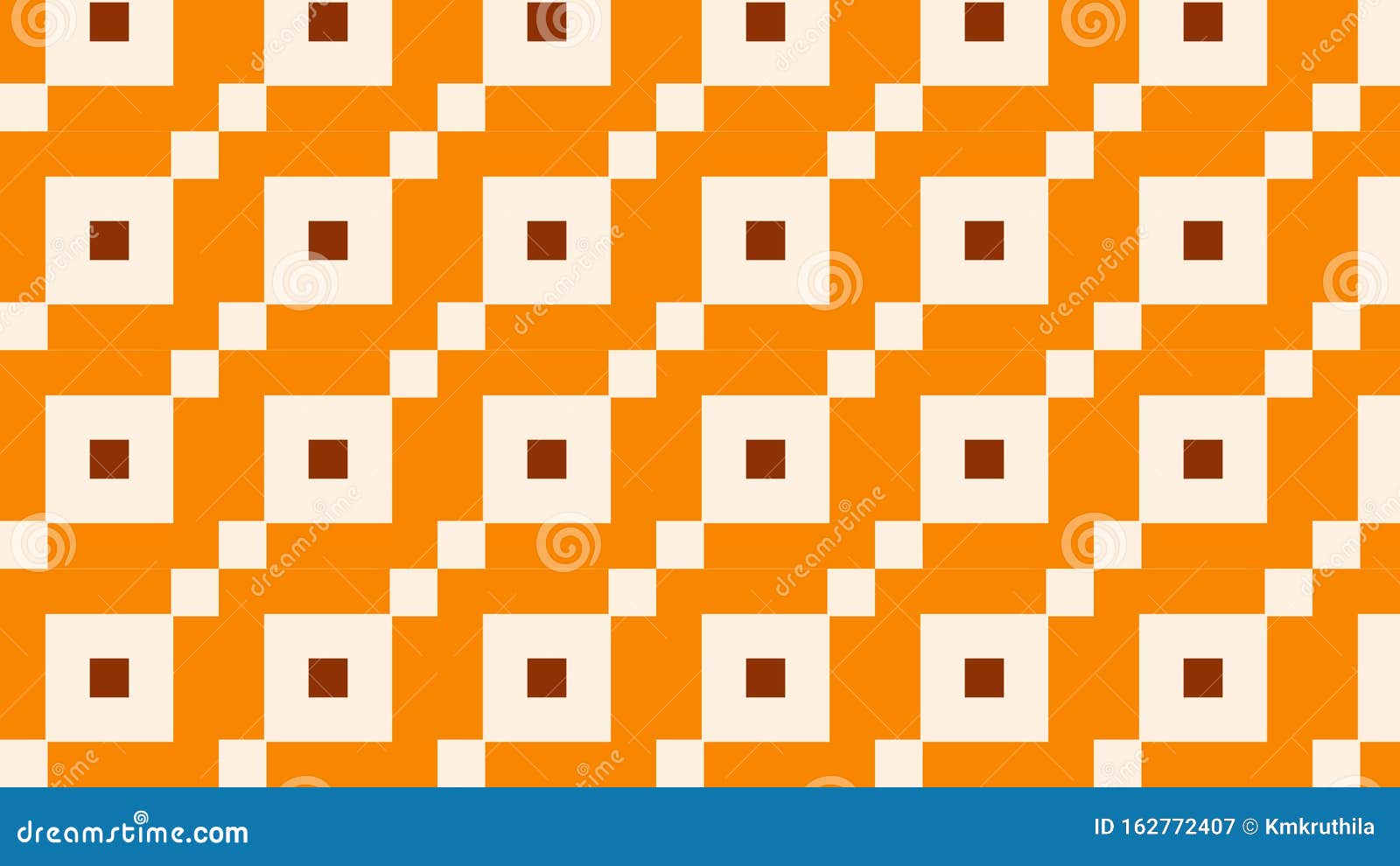 Orange Square Pattern Background Vector Image Stock Vector ...