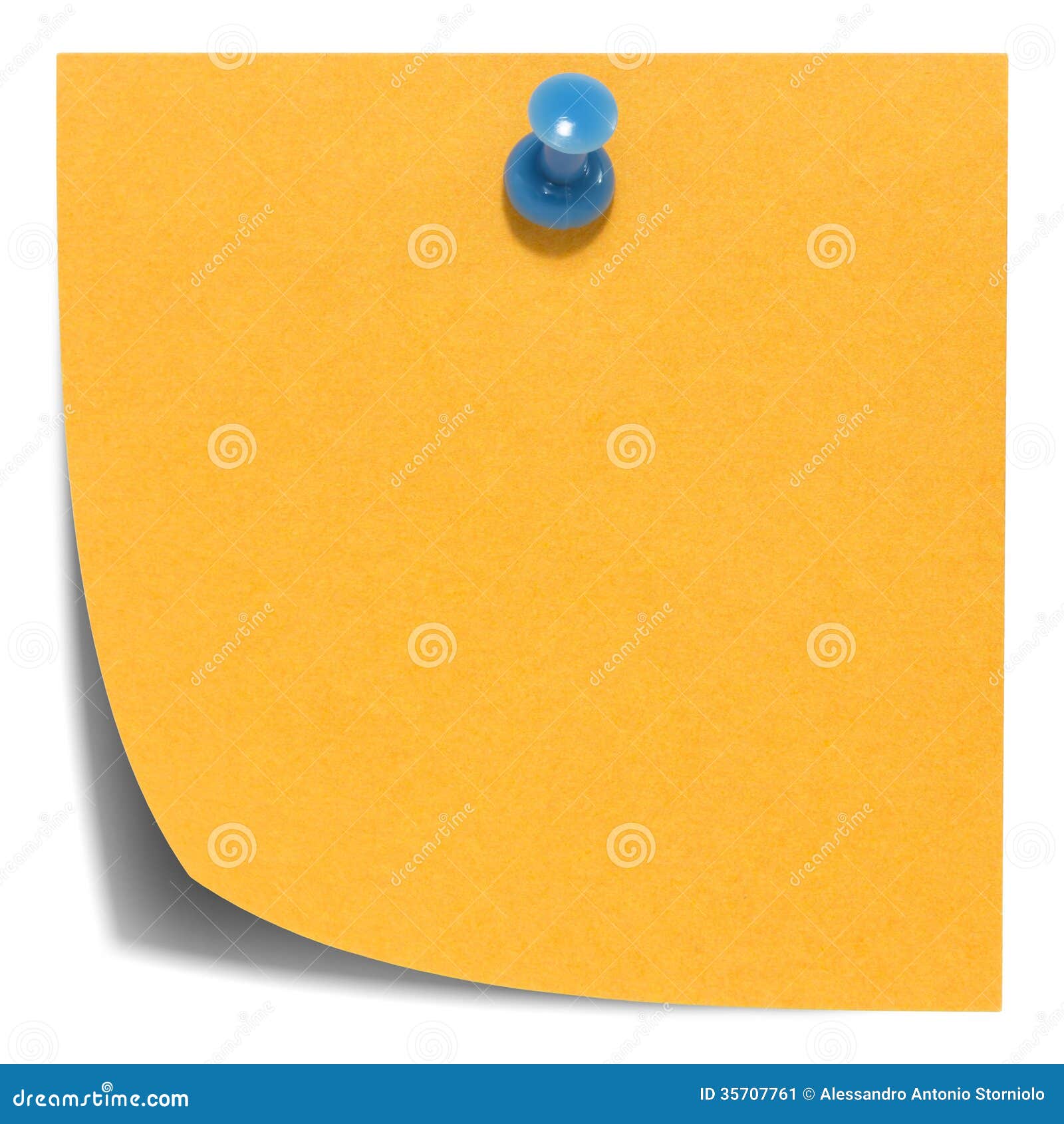 Orange Sticky Note