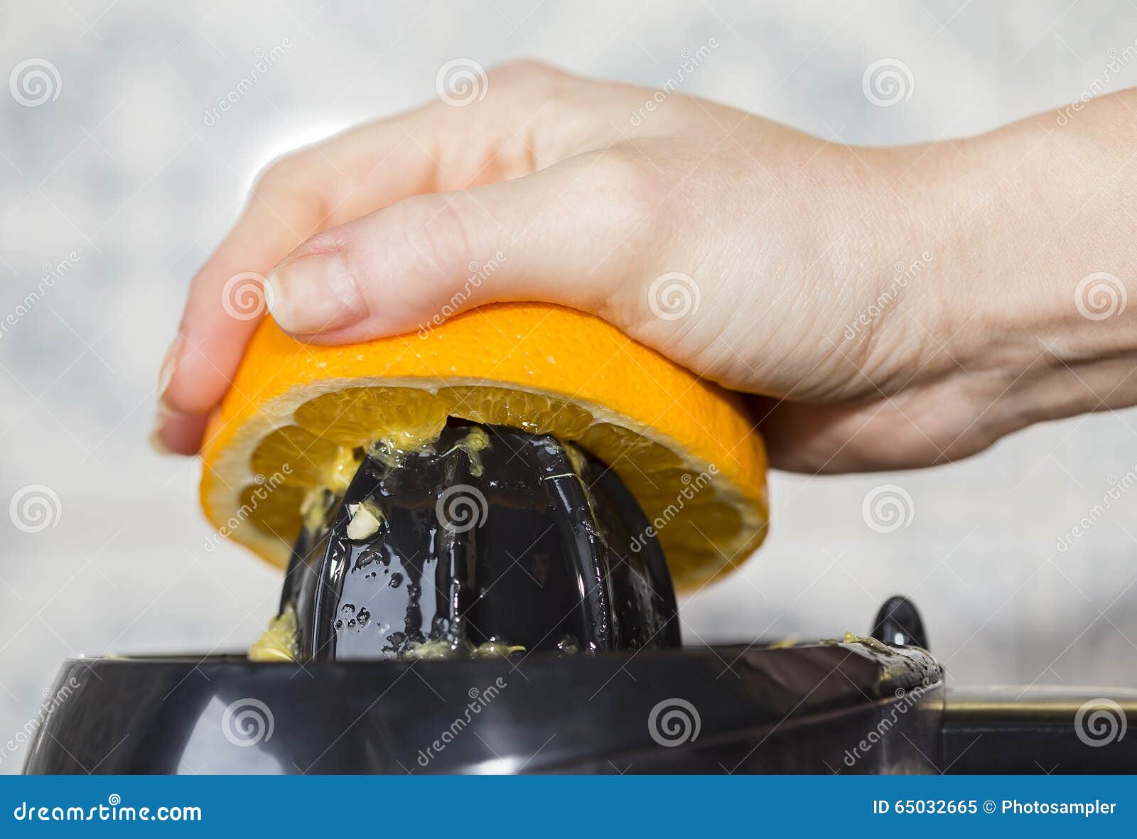 Orange squeezing stock image. Image of healthcare, lunch - 65032665