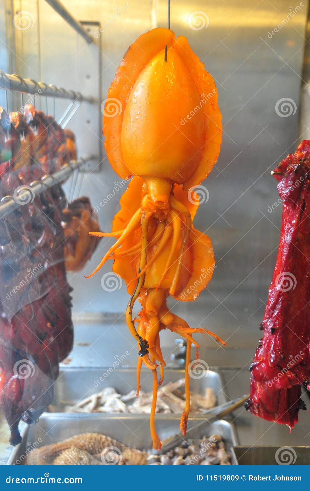 Orange Squid stock image. Image of meal, chinese, marine - 11519809