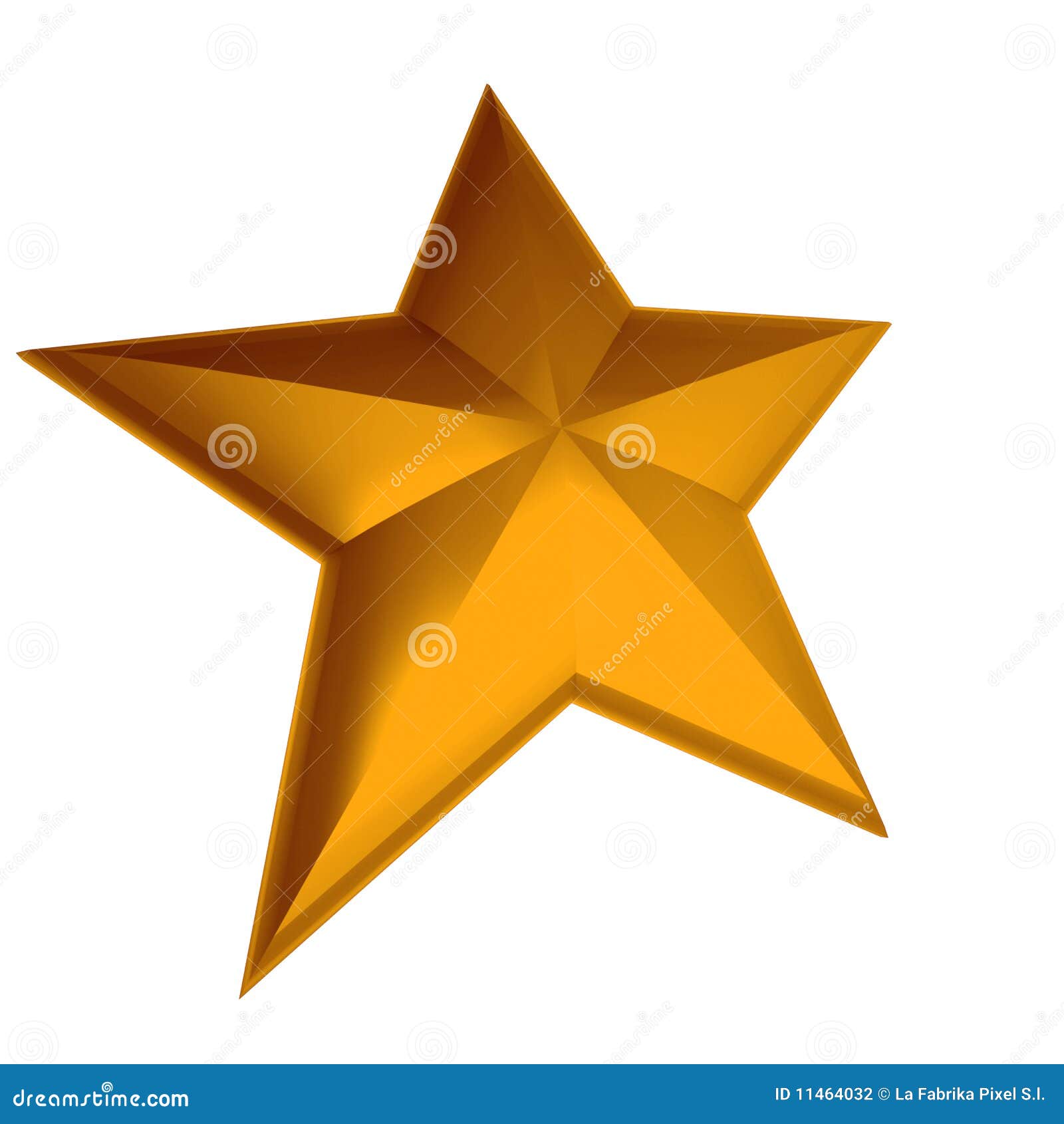 Orange star stock illustration. Illustration of white - 11464032