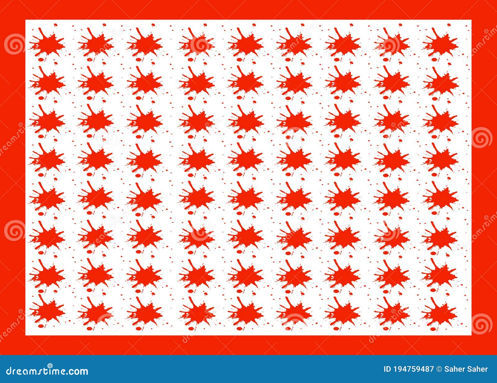 Orange Star And Border Frame Design Royalty-Free Stock Photo ...