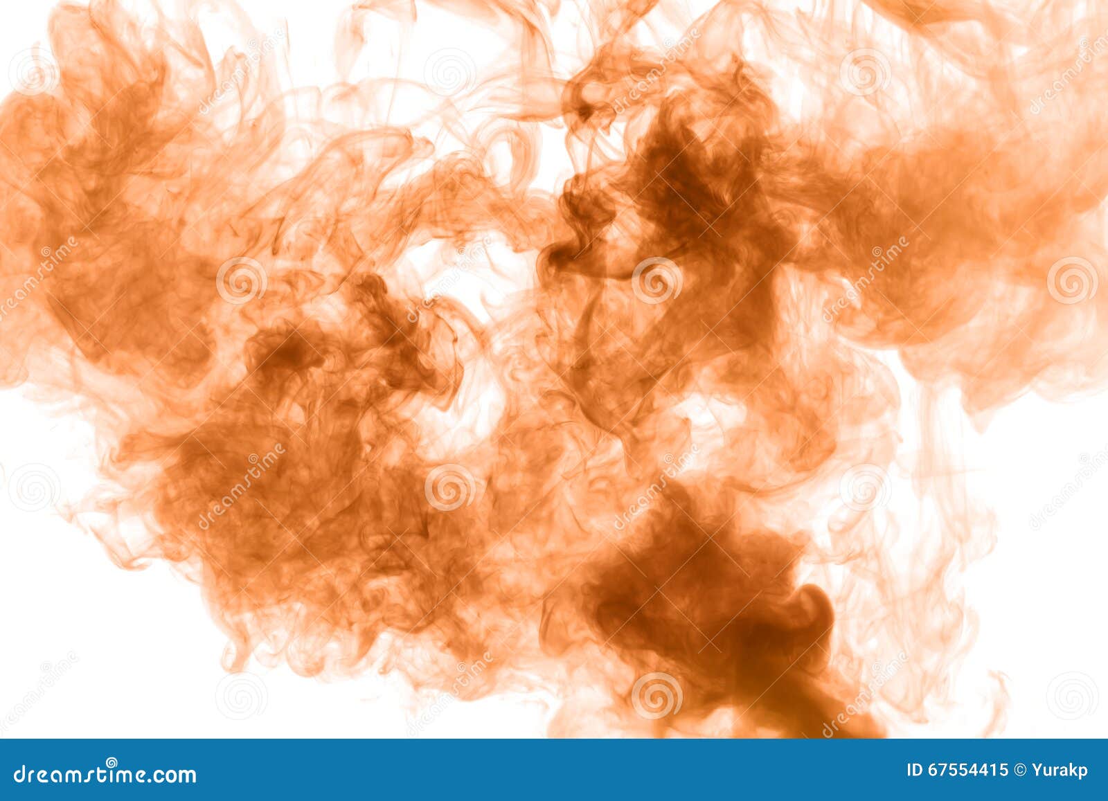 Orange Steam on the White Background Stock Image - Image of smooth ...