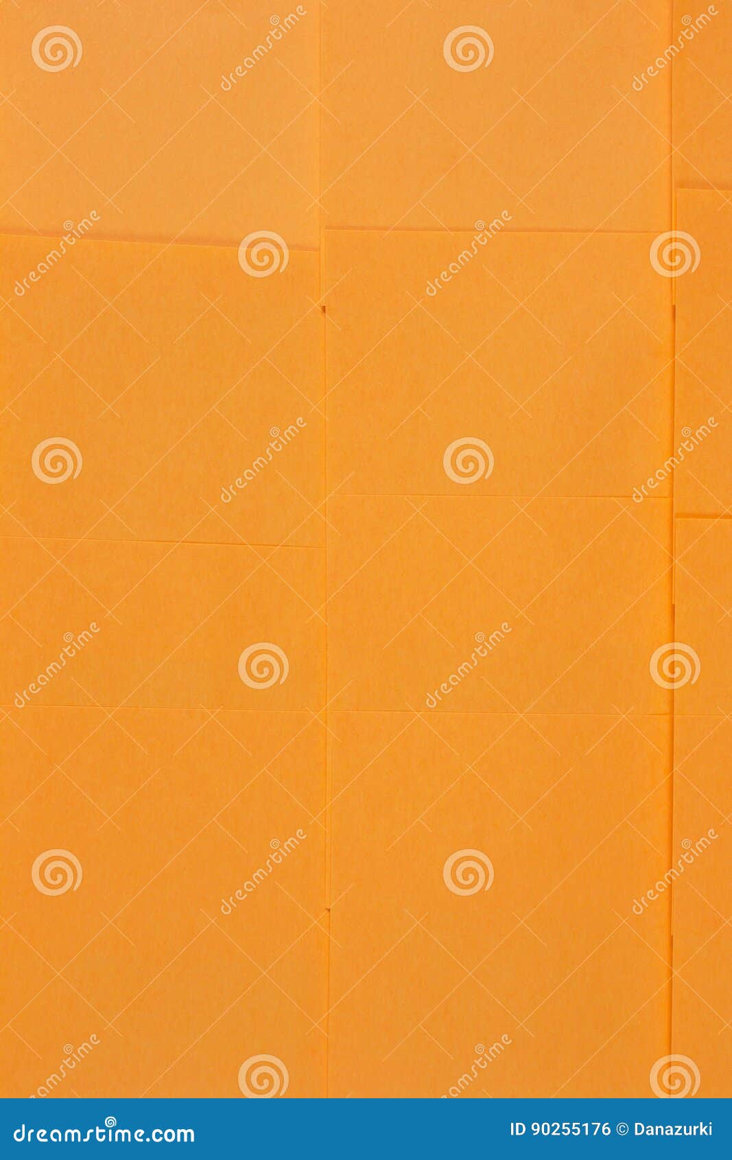 Orange Sticky Notes Background Stock Photo - Image of background, note ...