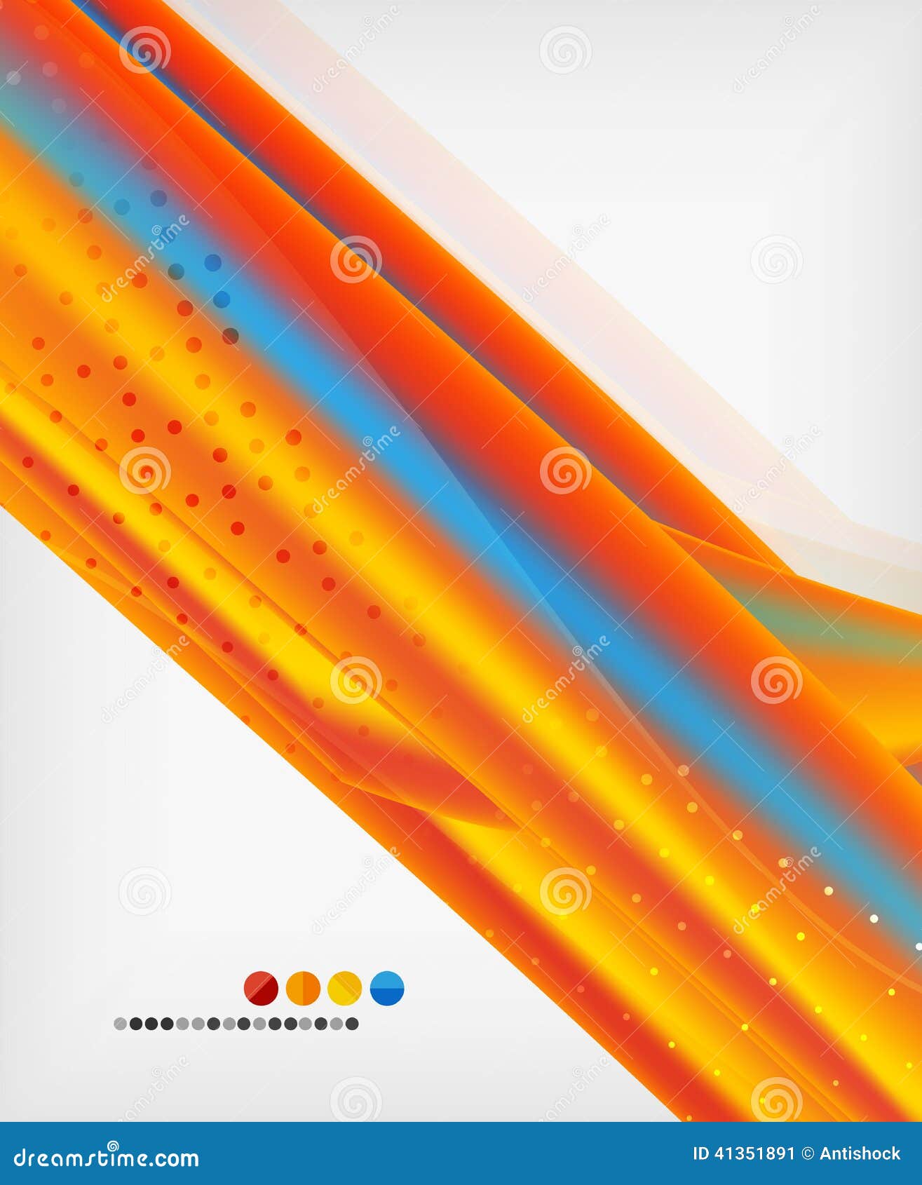 Orange Straight Lines Geometric Background Stock Vector - Illustration ...
