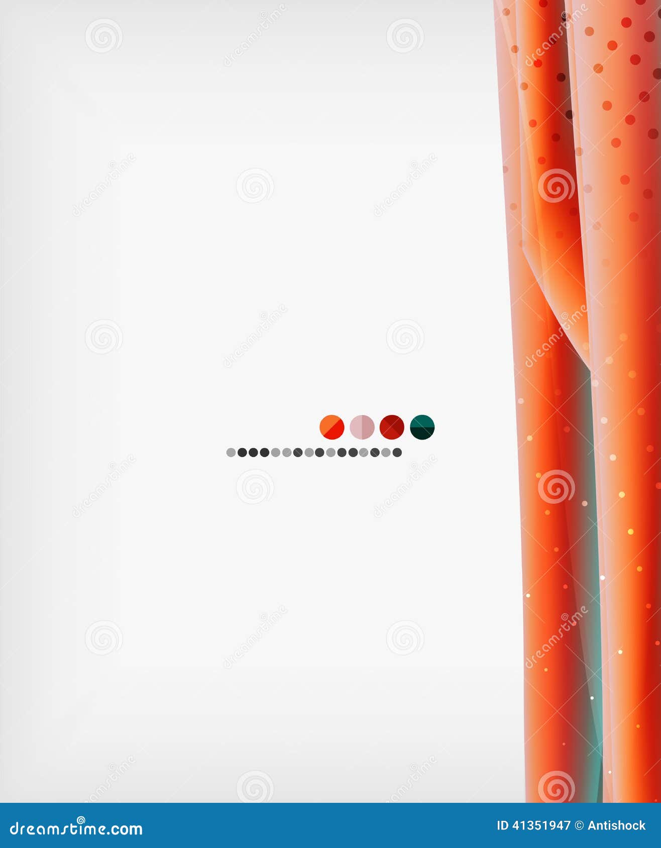 Orange Straight Lines Geometric Background Stock Vector - Illustration ...