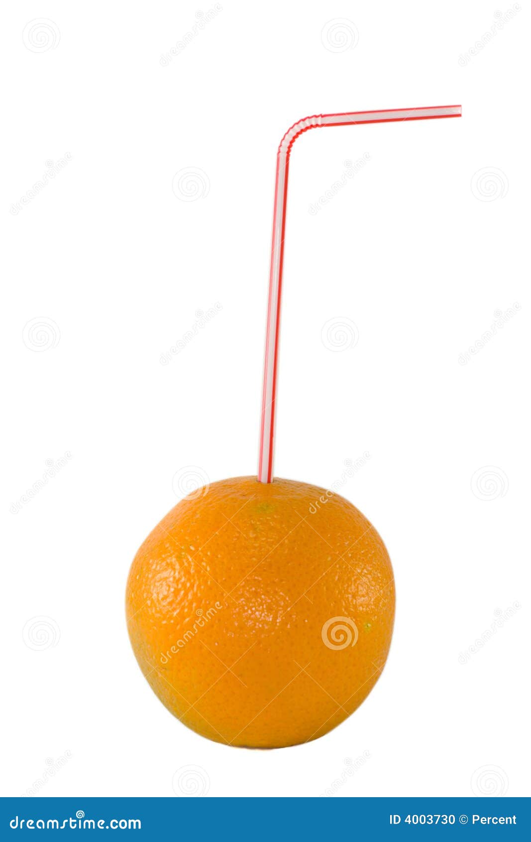 Orange with straw stock photo. Image of purity, sour, orange - 4003730