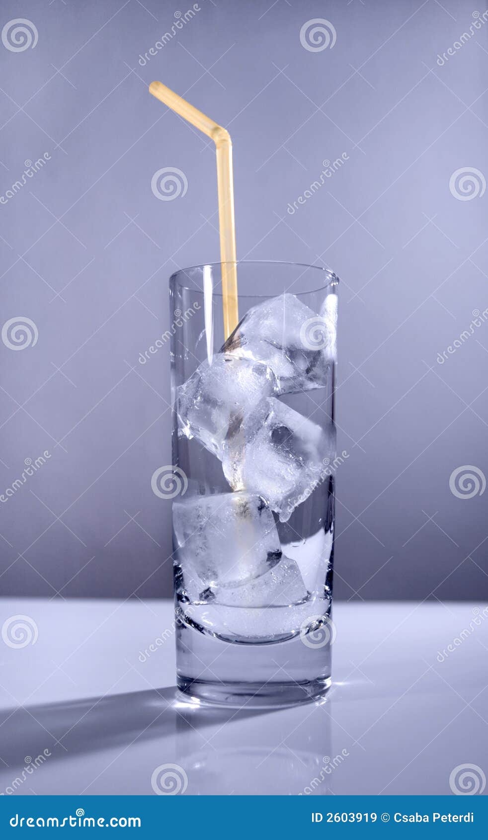 Orange straw and ice cubes stock image. Image of drink - 2603919