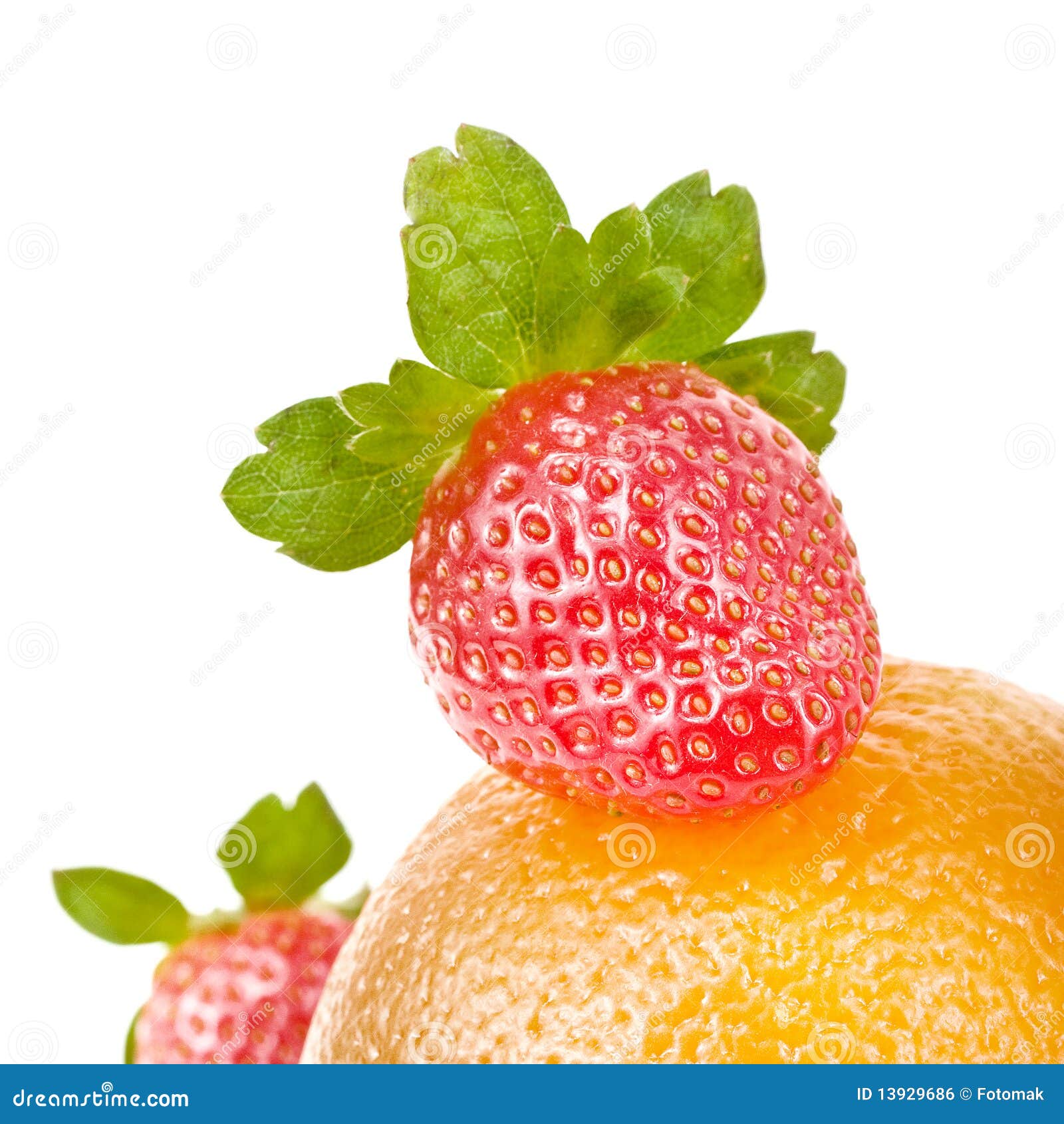 Orange and strawberries stock photo. Image of orange - 13929686