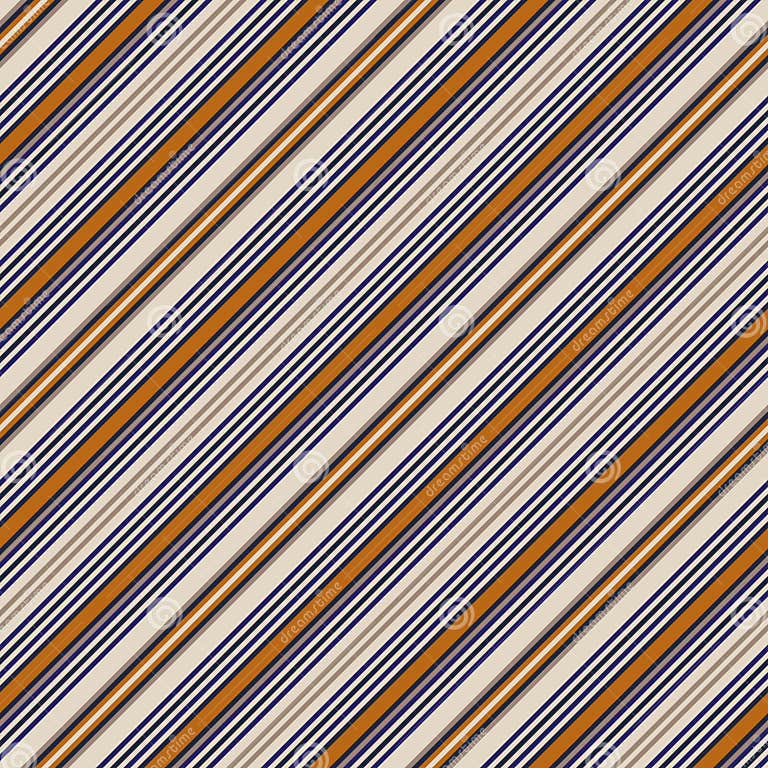 Orange Stripe Seamless Pattern Background in Diagonal Style Stock ...