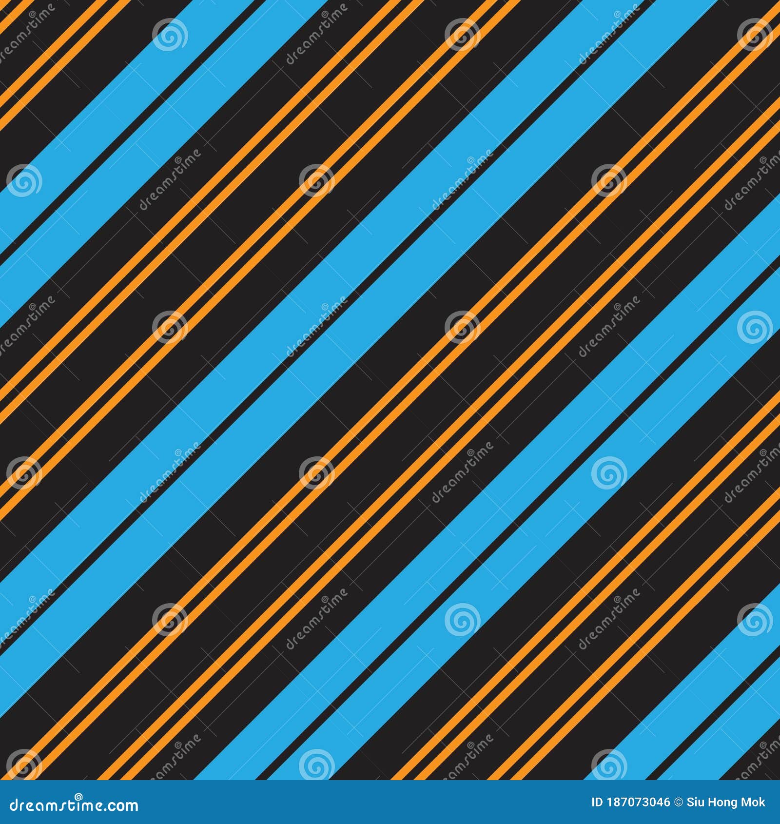 Orange Stripe Seamless Pattern Background in Diagonal Style Stock ...