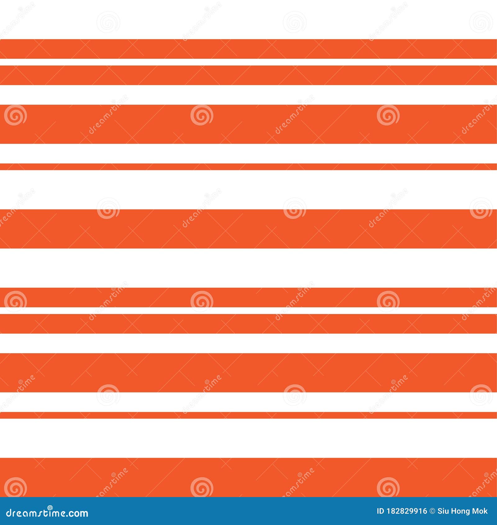 Orange Stripe Seamless Pattern Background in Horizontal Style Stock ...