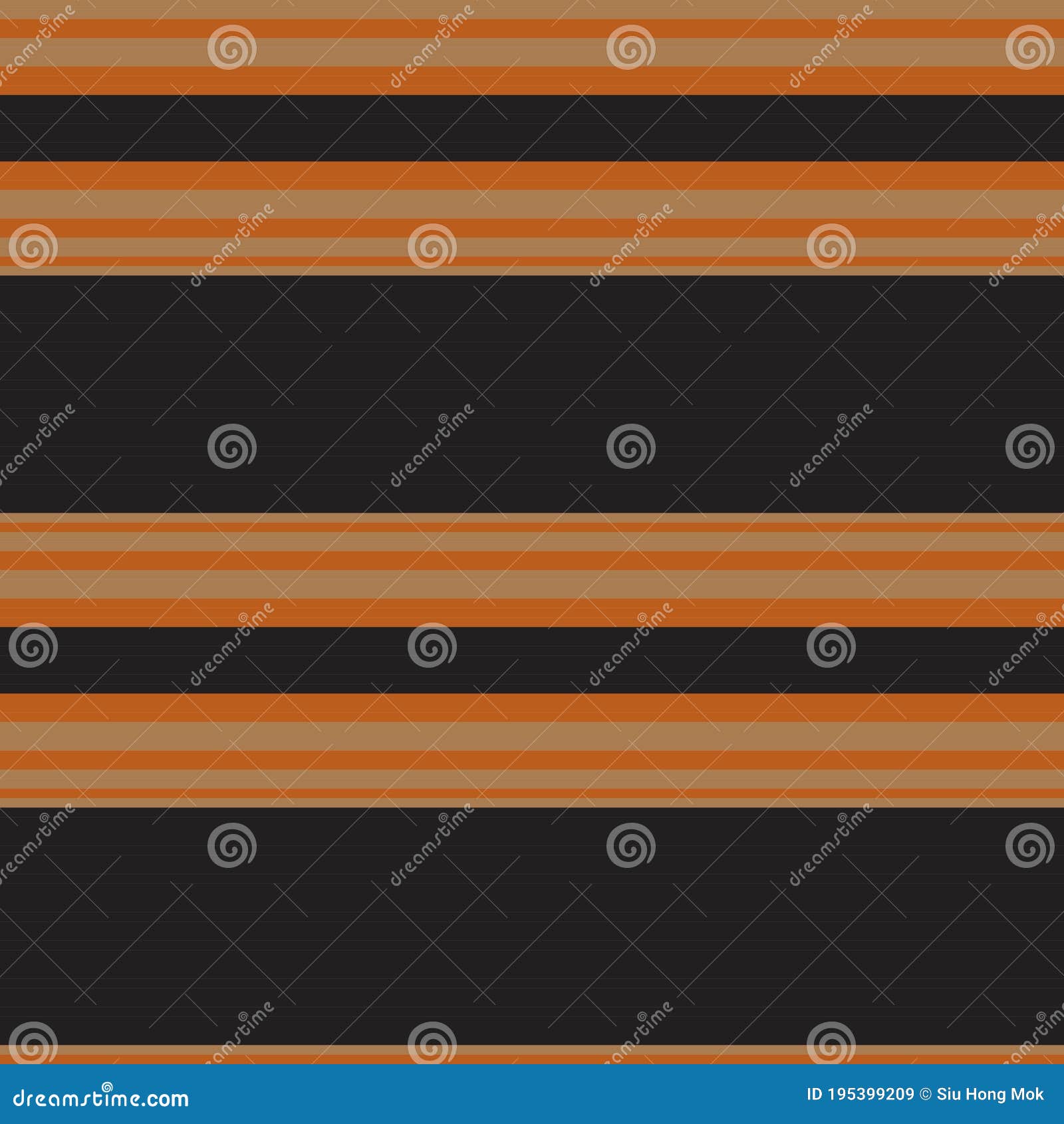 Orange Stripe Seamless Pattern Background in Horizontal Style Stock ...