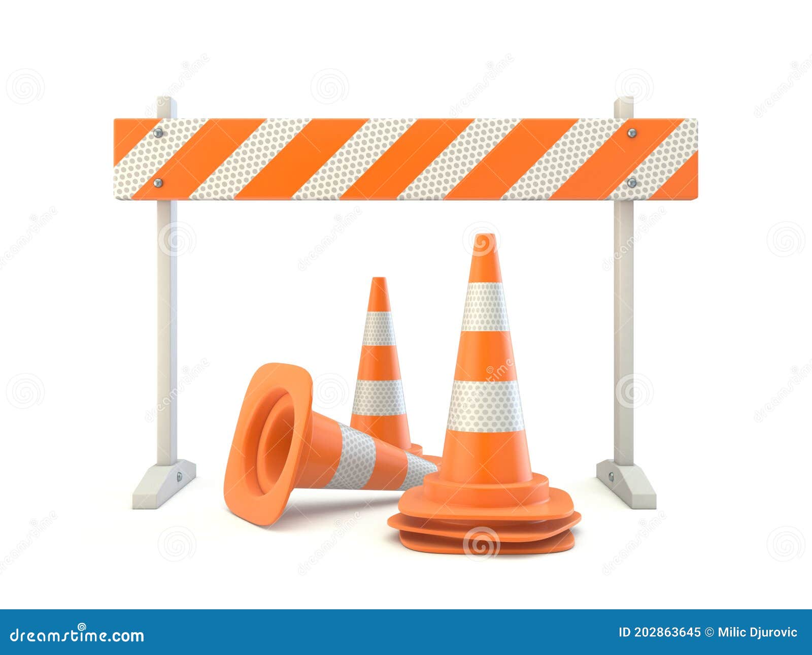 Striped Barrier, Turnpike Line Icon, Security Check Concept, Stop Toll ...