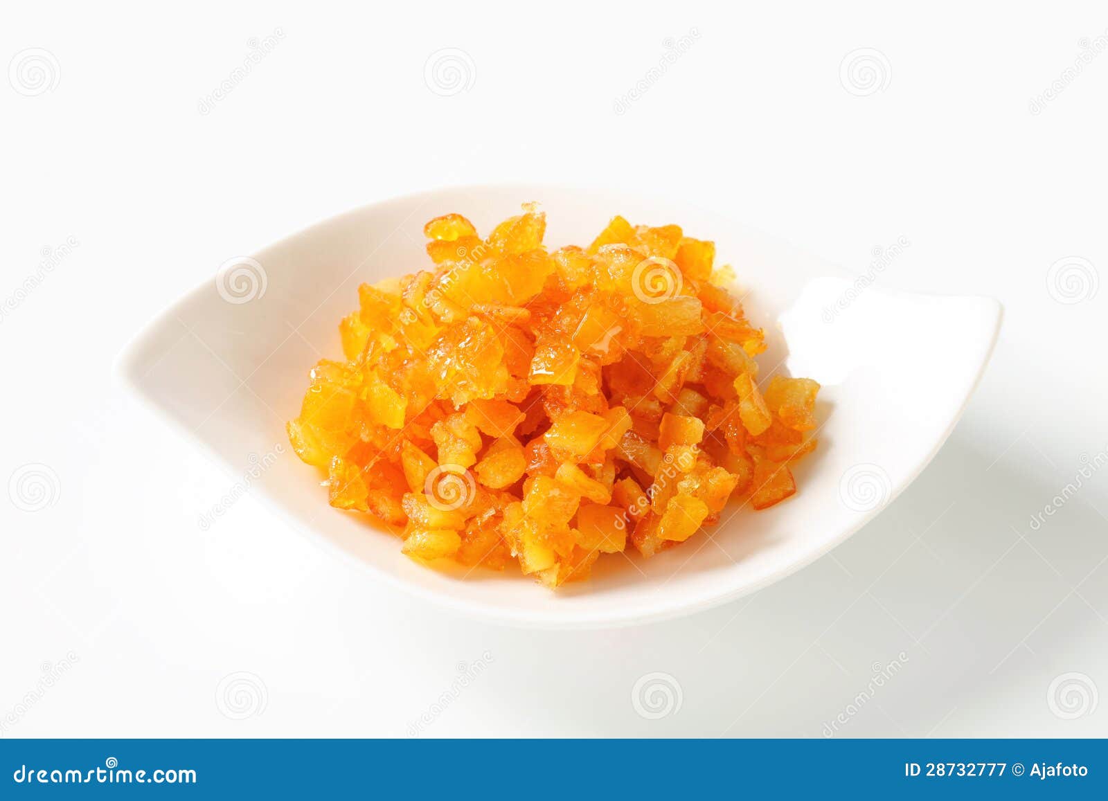 Orange succade stockbild. Bild von nachtisch, schüssel - 28732777