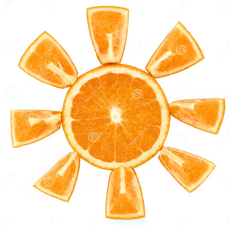 Orange Sun stock photo. Image of food, fruits, pattern - 355740