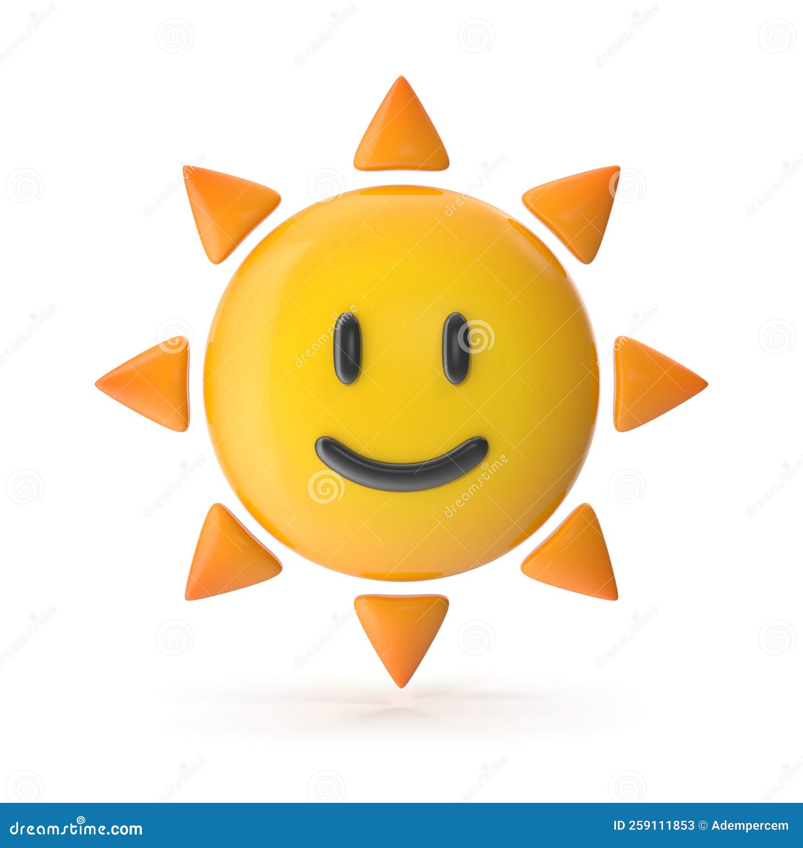 Orange Sun Symbol stock illustration. Illustration of face - 259111853