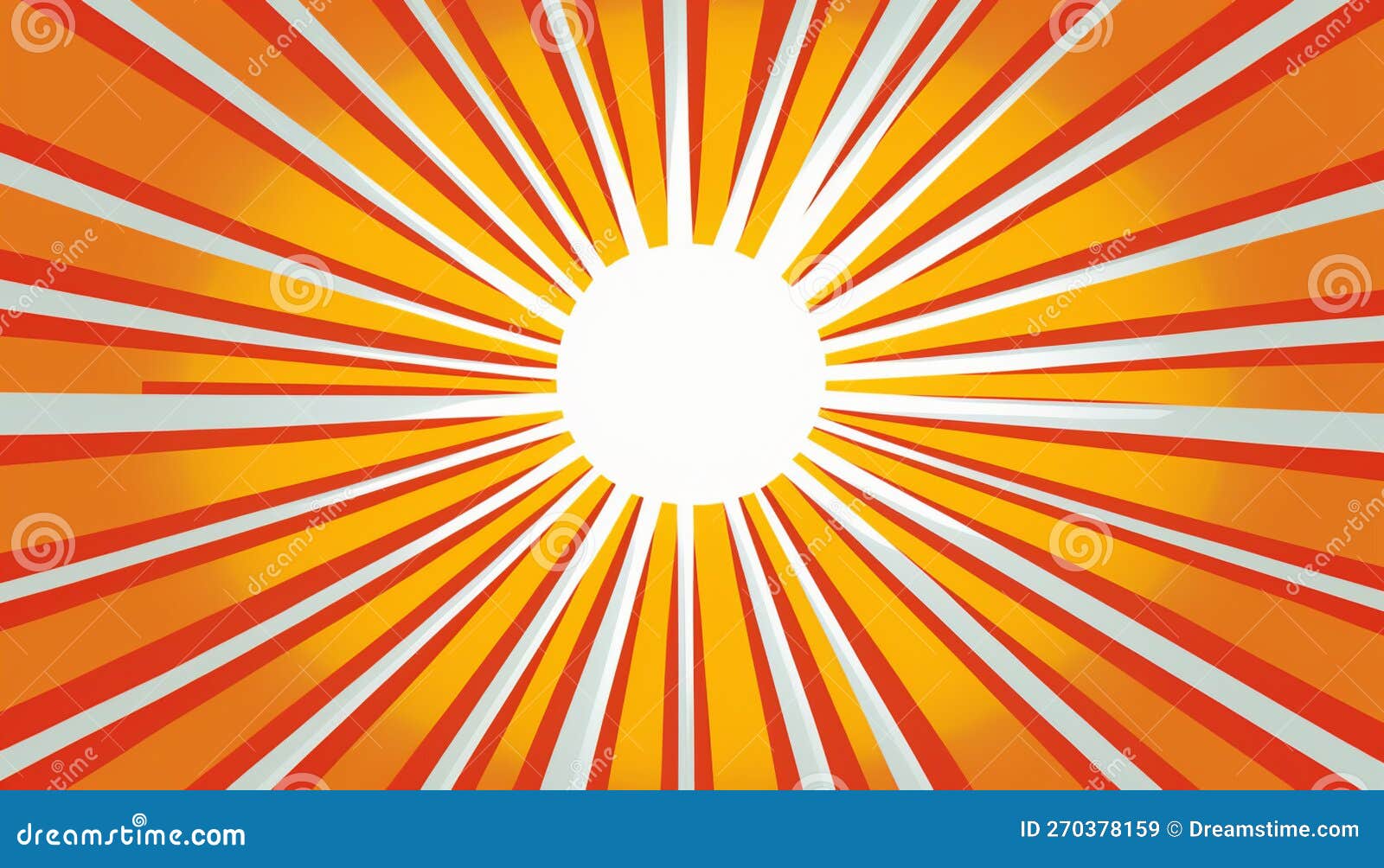 Orange Sunbeam Wallpaper Background Generative AI Stock Illustration ...