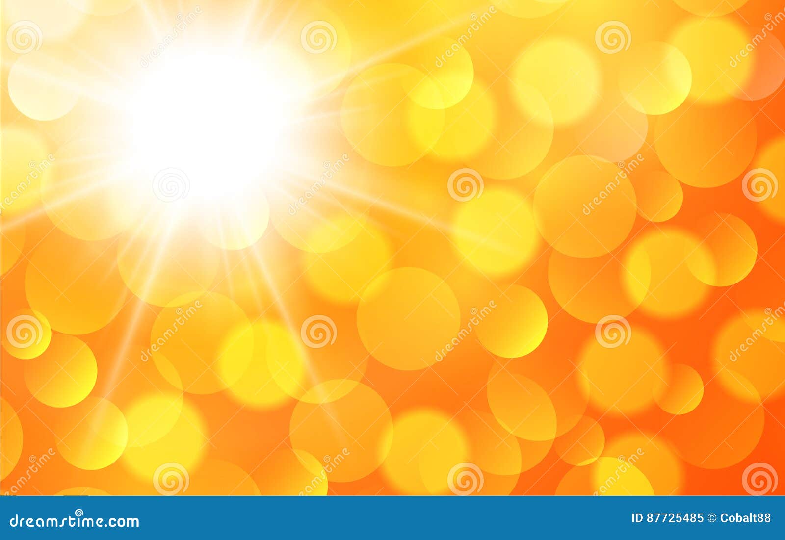 Orange sunny background stock vector. Illustration of design - 87725485