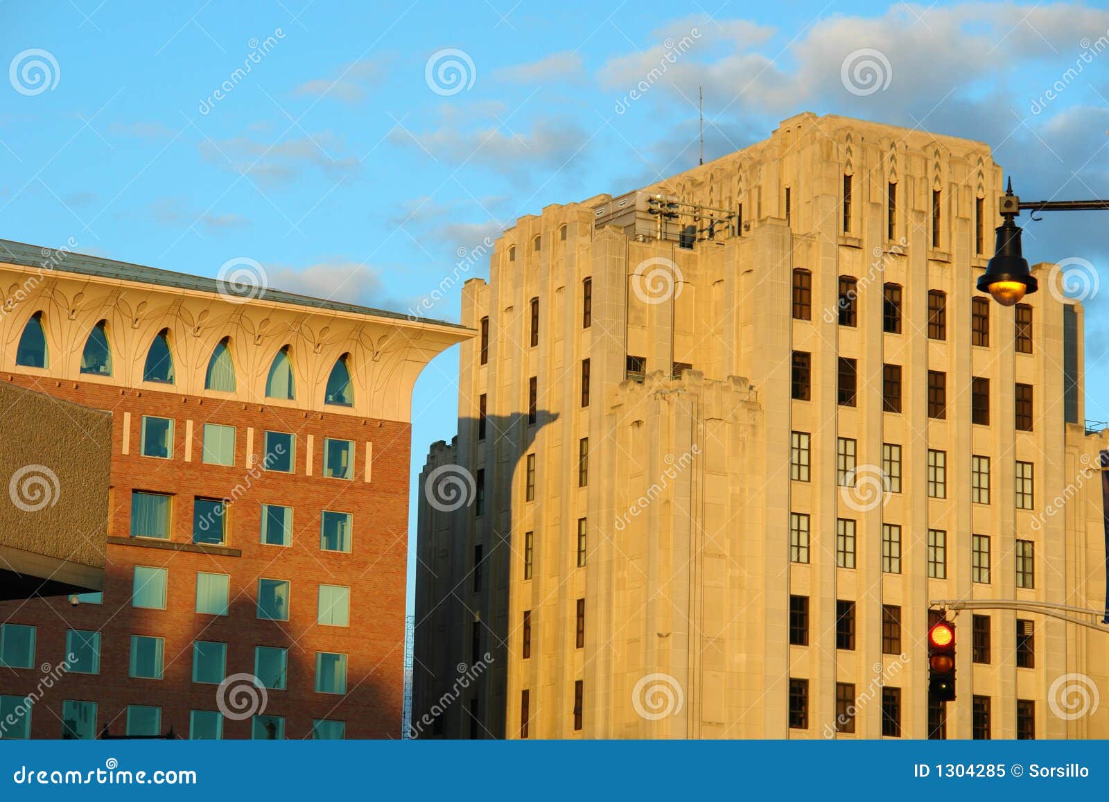 Orange Sunset of Boston Buildings Stock Image - Image of orange, clouds ...