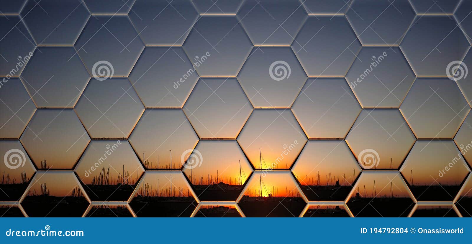 Orange Sunset Shapes Blurs Abstract Background Stock Illustration ...