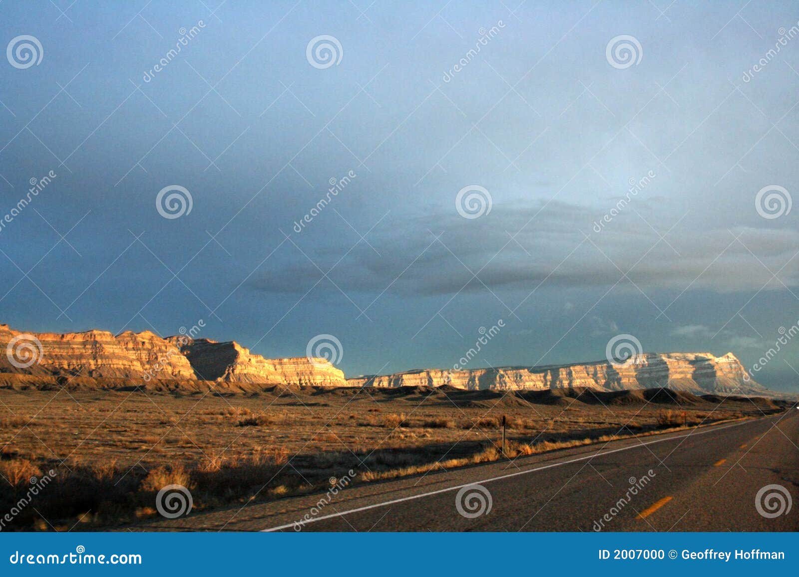 Orange Sunset on Striped Cliffs Stock Photo - Image of utah, tranquil ...