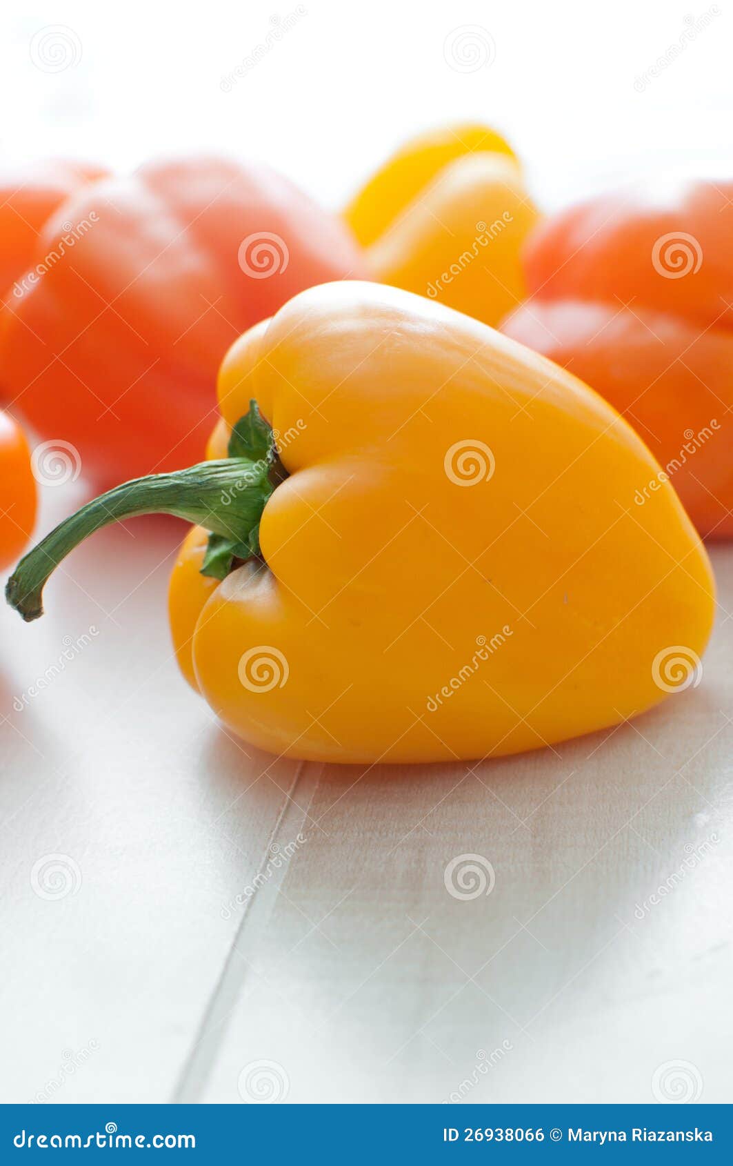 Orange sweet bell pepper stock photo. Image of diet, shiny - 26938066