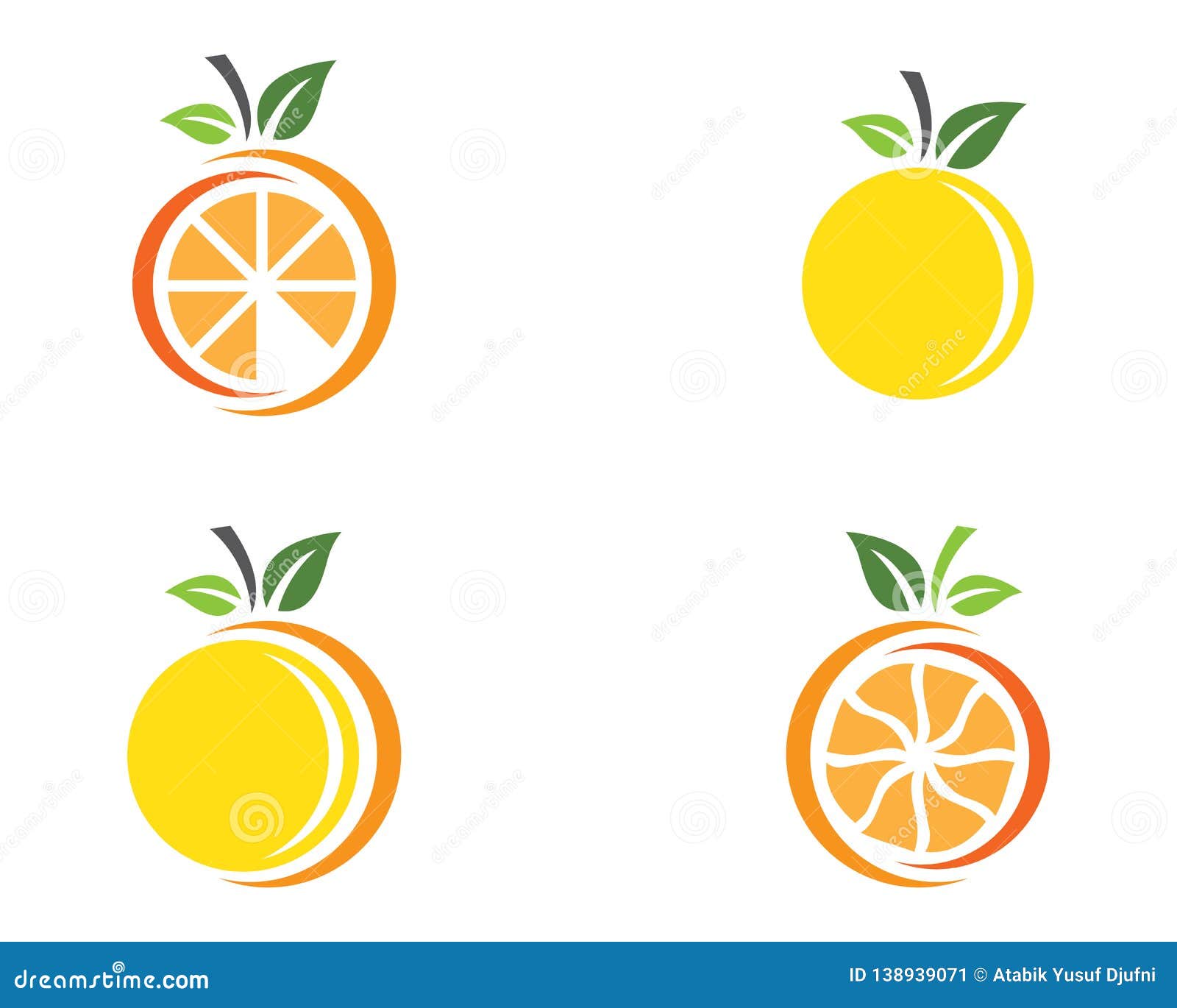 Orange symbol illustration stock vector. Illustration of fruit - 138939071