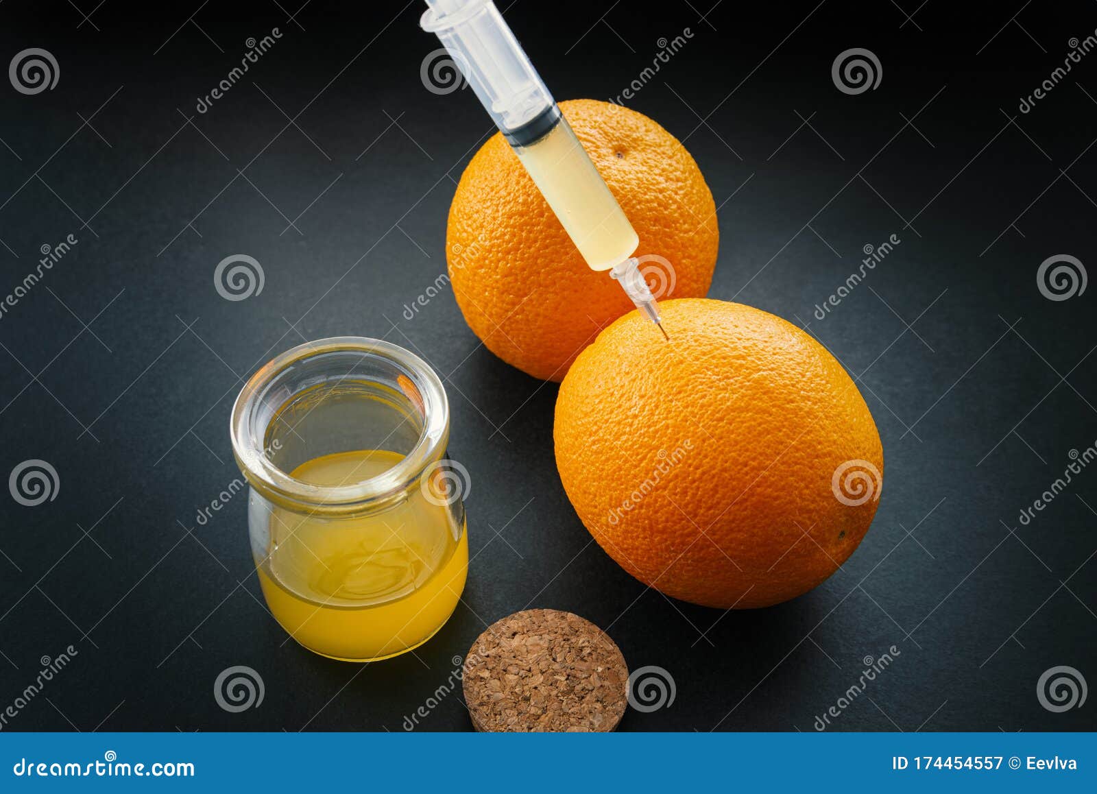 Orange With Syringe. Royalty-Free Stock Photo | CartoonDealer.com ...
