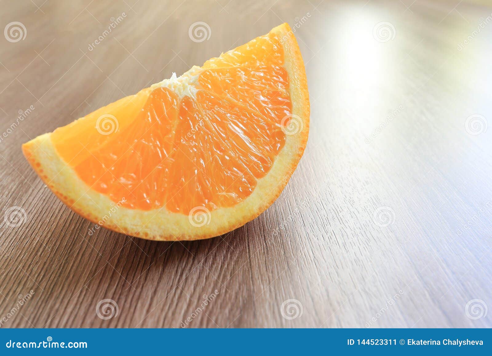 An orange on the table stock image. Image of nature - 144523311