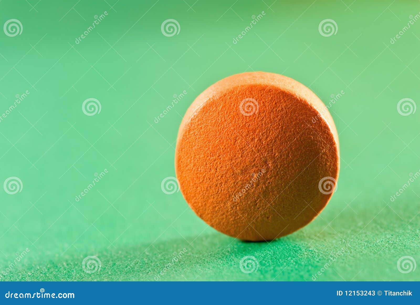 Orange tablet stock image. Image of macro, pharmacist - 12153243