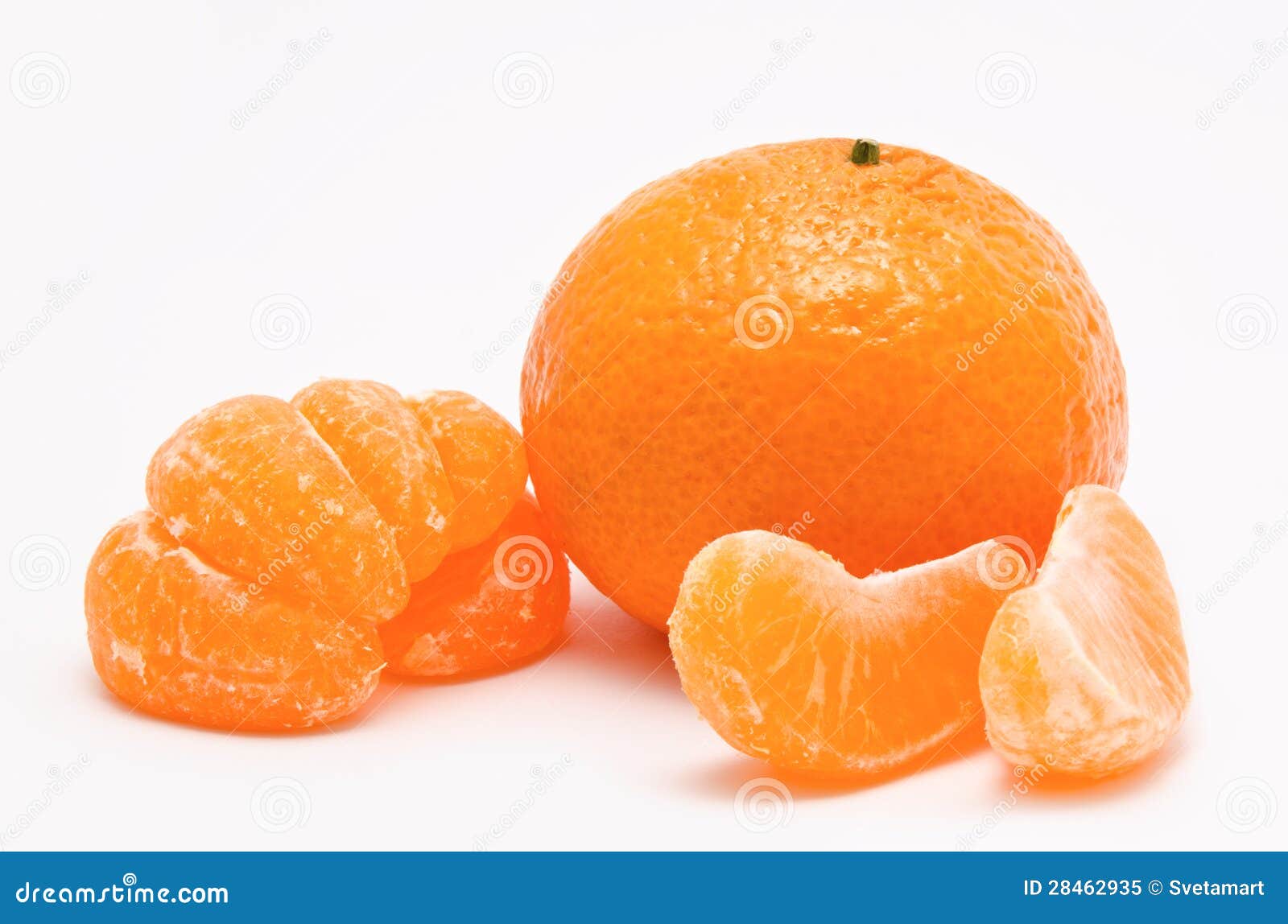 Orange Tangerines Isolated on a White Stock Image - Image of orange ...