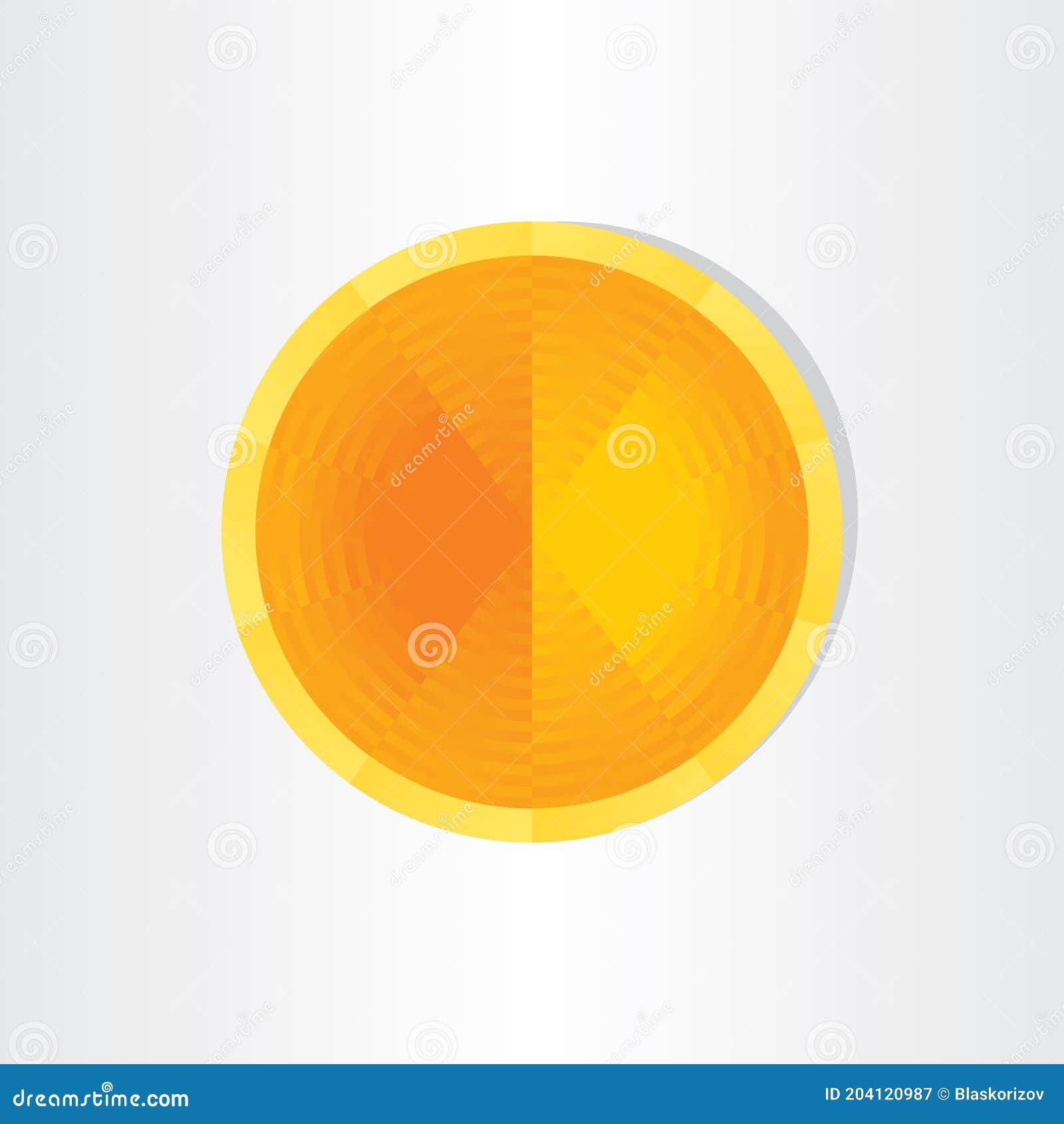 Orange Target Abstract Background Stock Vector - Illustration of shiny ...