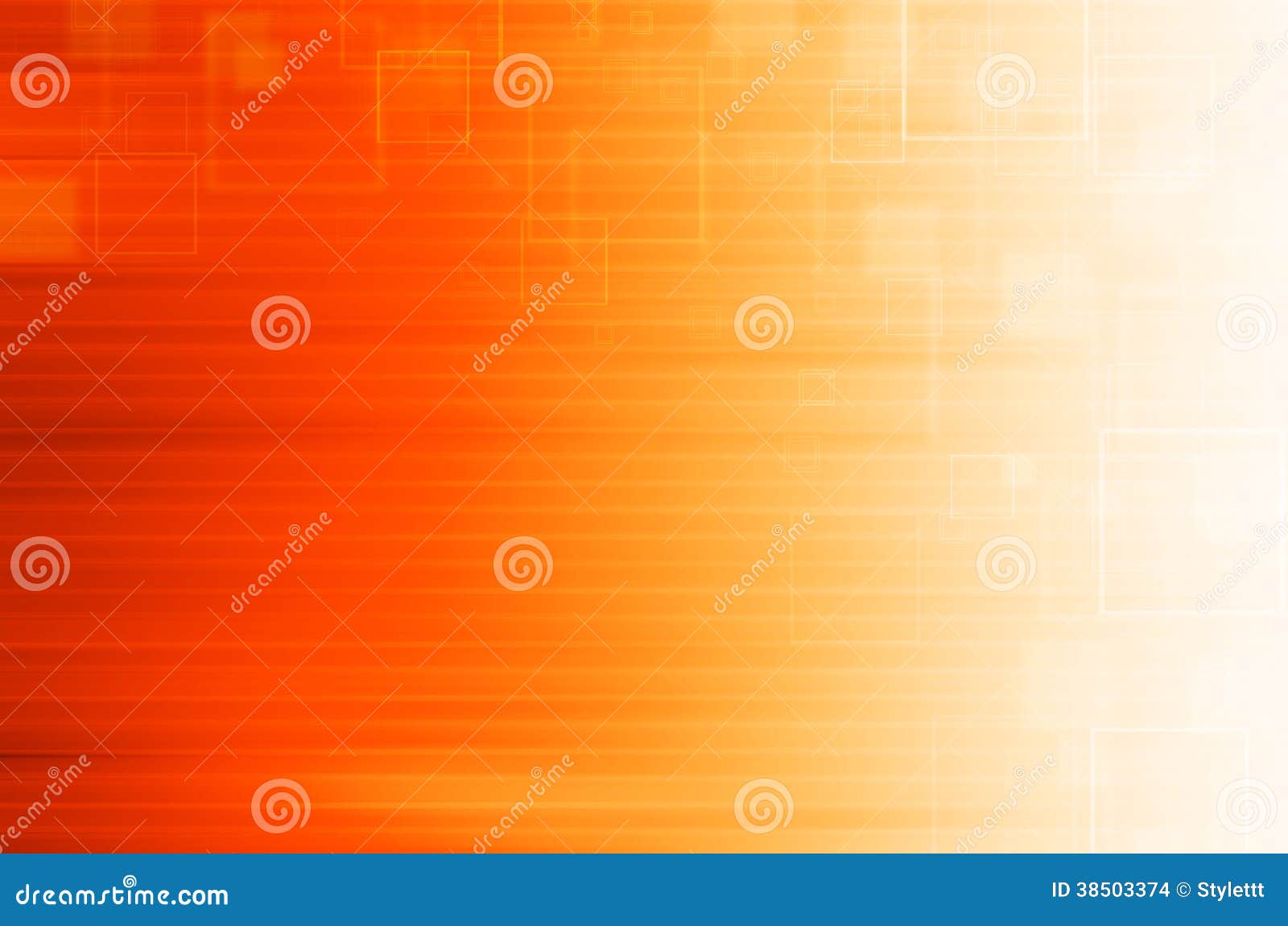 Orange Technology Abstract Background Stock Illustration - Illustration ...