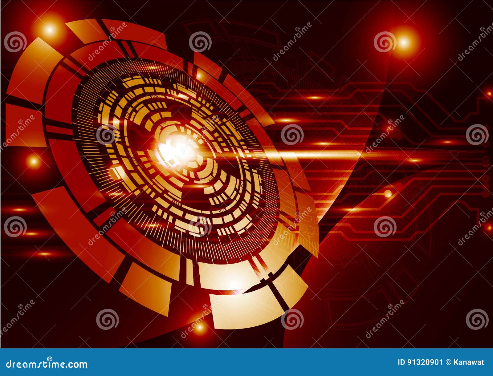 Orange Technology Background Abstract Digital Tech Circle Stock Vector ... Orange Technology Background Abstract Digital Tech Circle Stock Vector ...