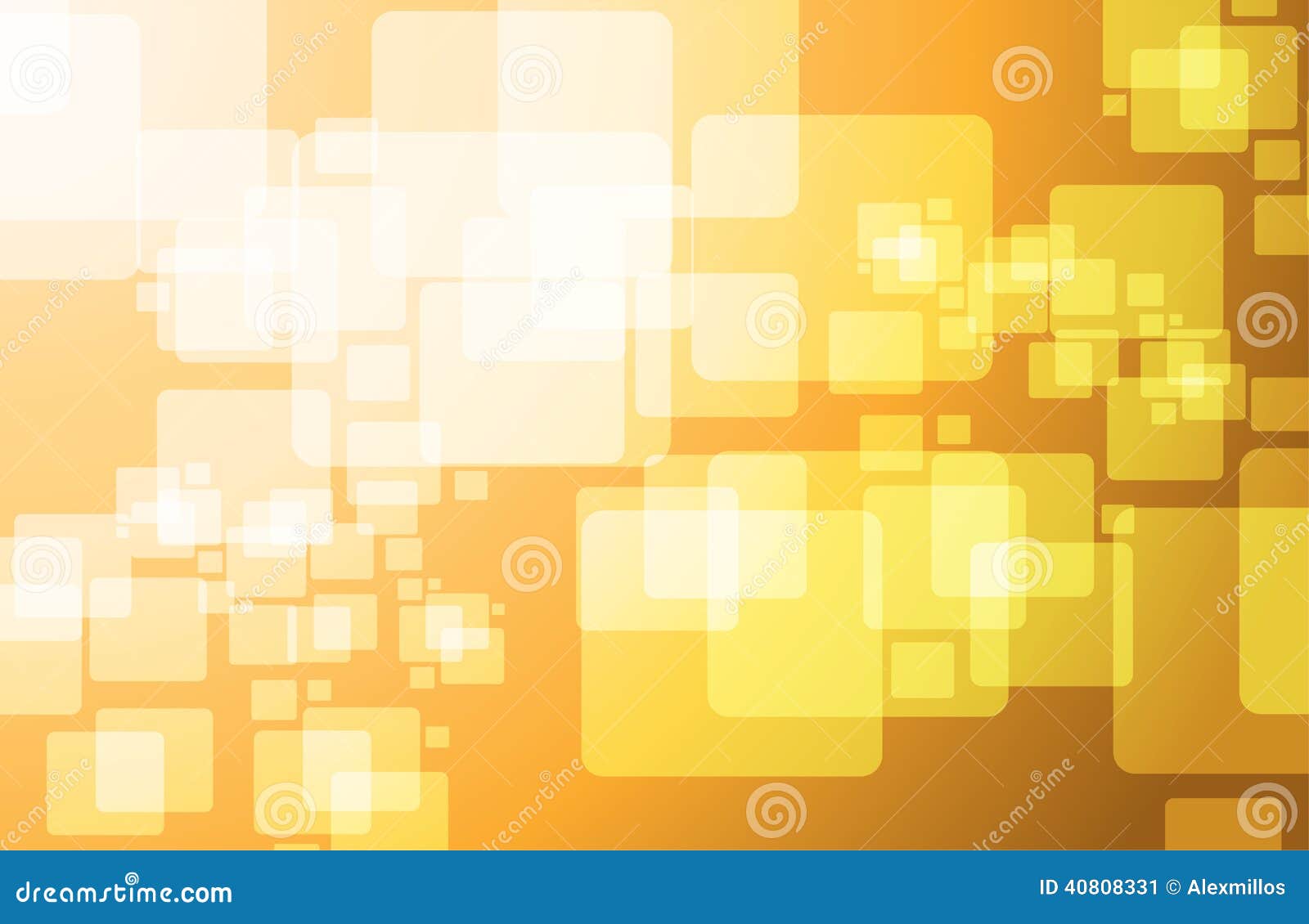 Orange Technology Cubes Modern Illustration Stock Illustration ...