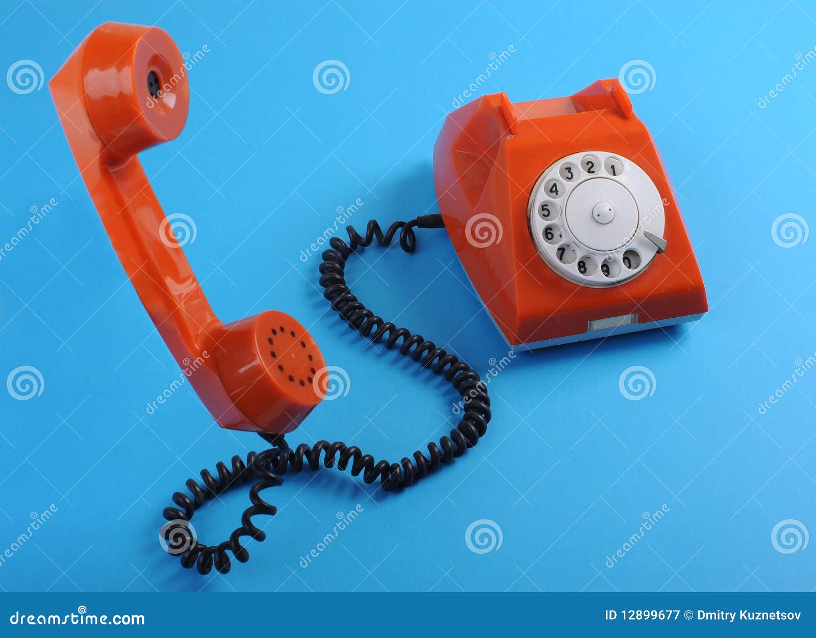 Orange telephone stock image. Image of equipment, object - 12899677