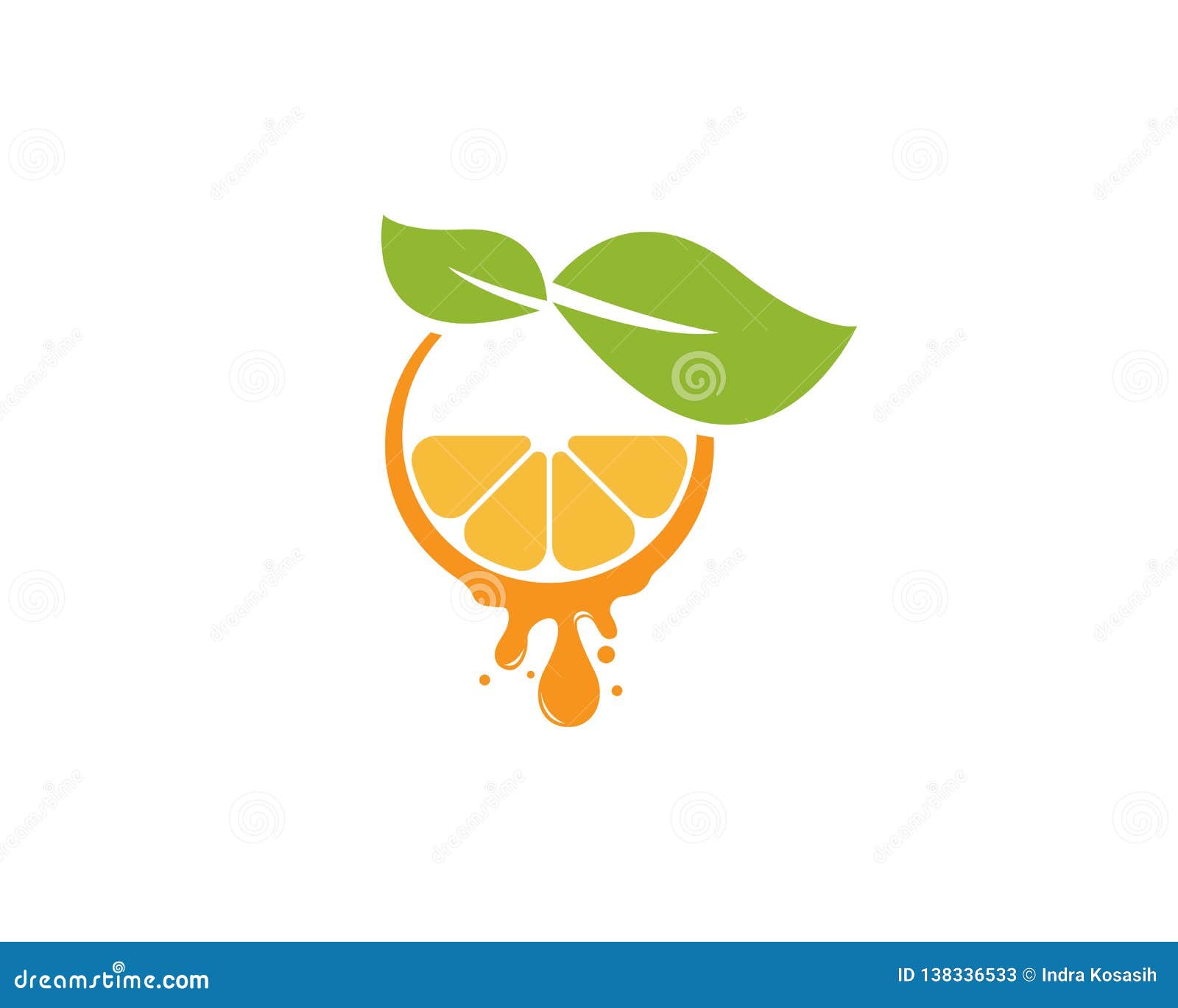 Orange Template Logo Design Stock Illustration - Illustration of vector ...