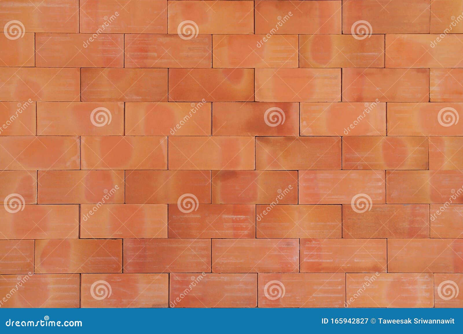 Orange Terracotta Tiles in Brick Pattern Texture Background Stock Image ...