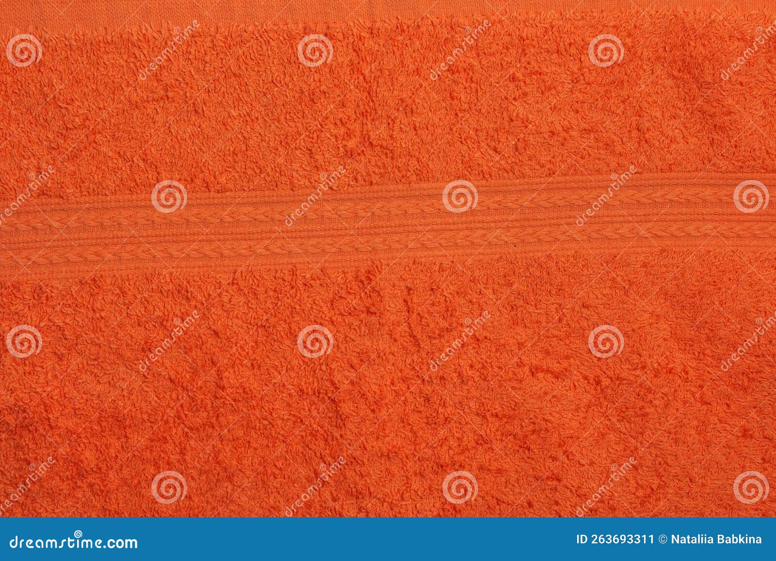 Orange Terry Towel Background. Terry Cloth Texture Stock Image - Image ...