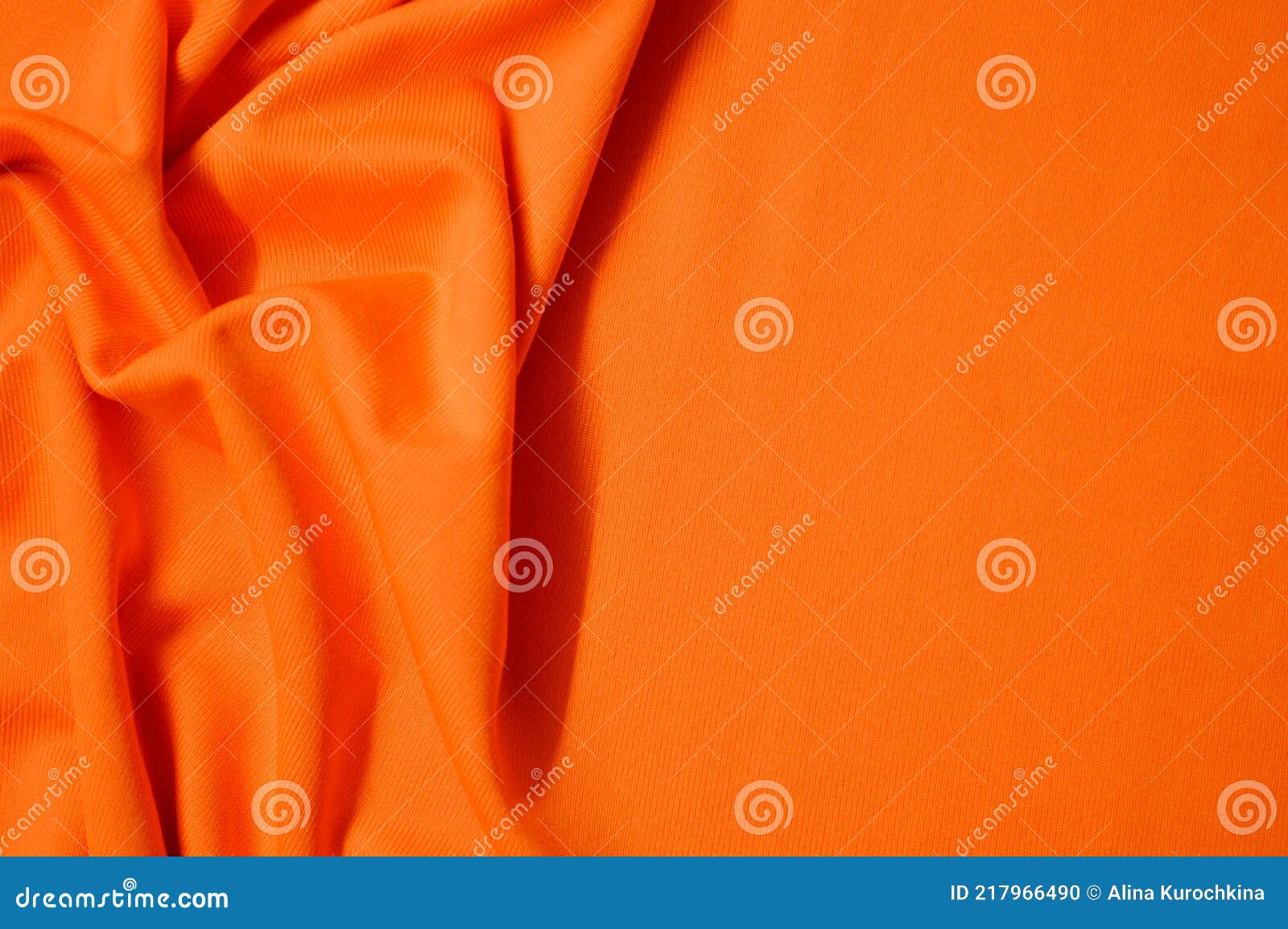 Orange Textile Pattern As a Background. Orange Material Texture on ...