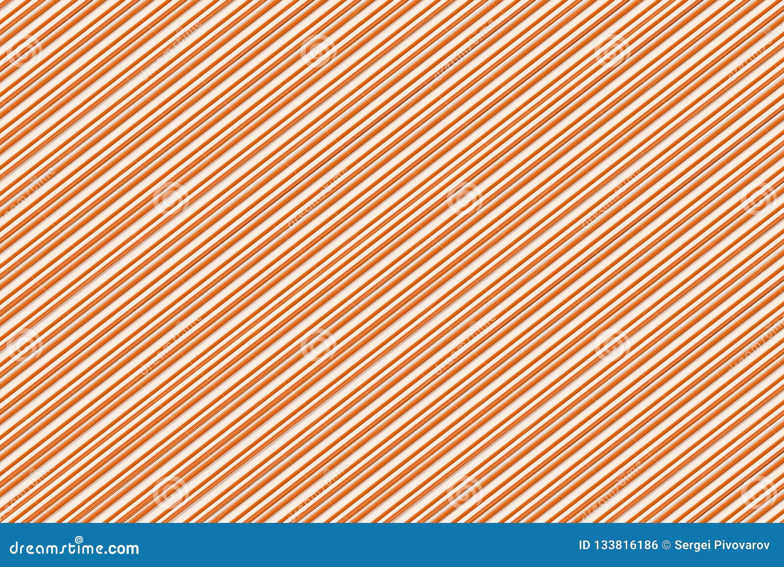 Orange Thin Lines Diagonal Ribbed Abstract Pattern on White Background ...