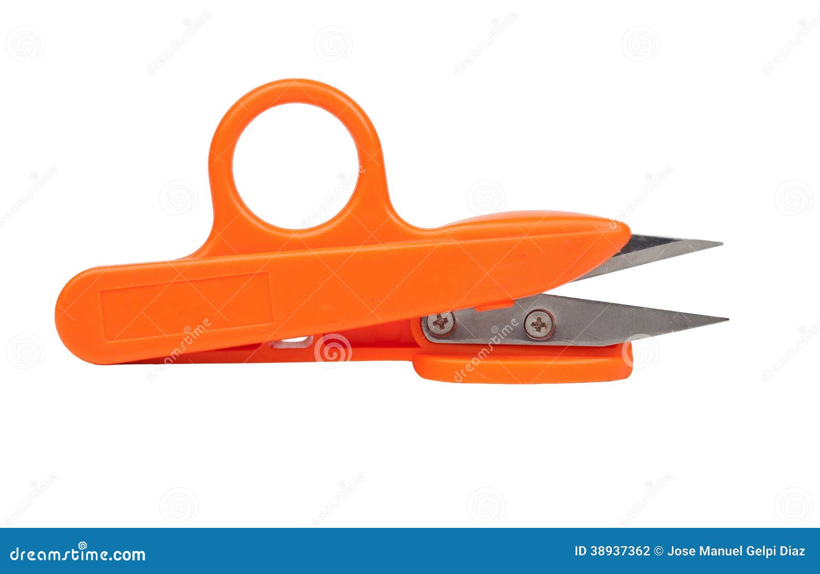 Orange thread cutter stock photo. Image of needlework - 38937362