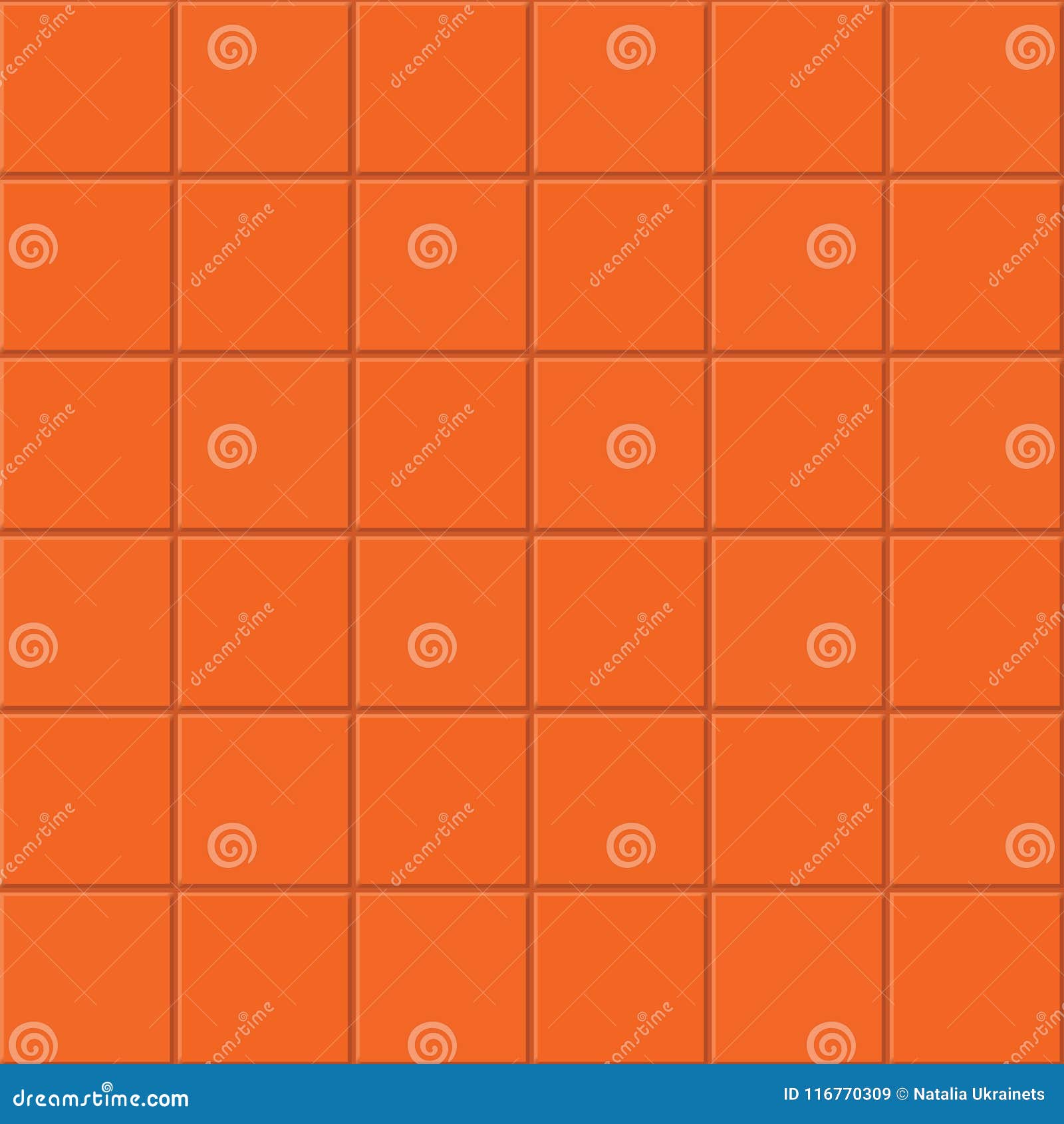 Orange tile texture stock vector. Illustration of clean - 116770309