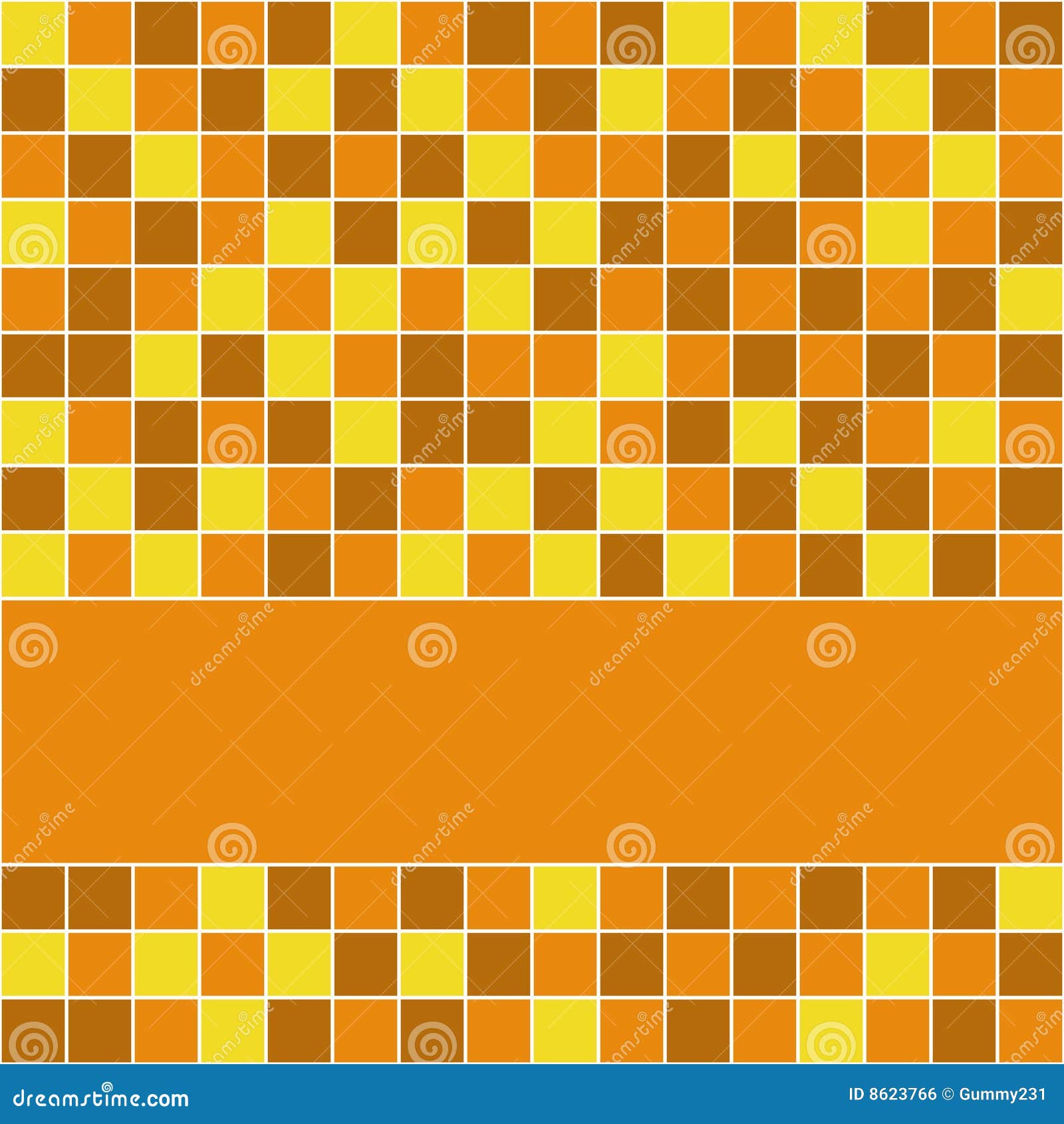 Orange Tiles stock illustration. Illustration of seamless - 8623766