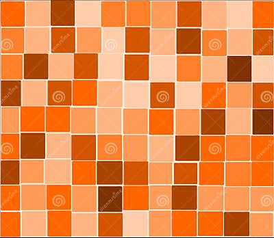 Orange tiles background stock vector. Illustration of grid - 6473064