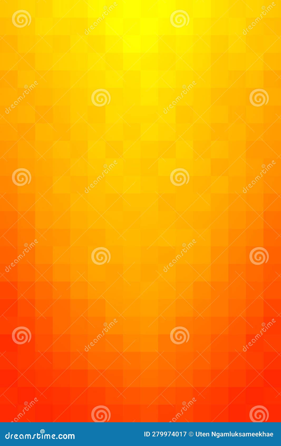 Orange To Yellow Gradient Mosaic Background Stock Vector - Illustration ...