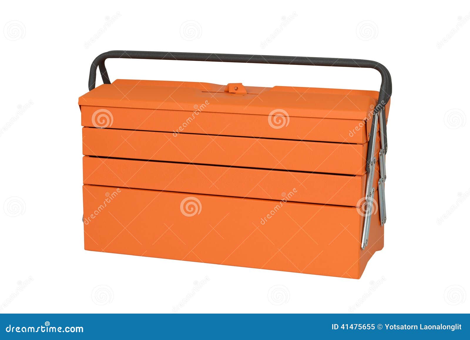 Orange tool box stock image. Image of background, copy - 41475655